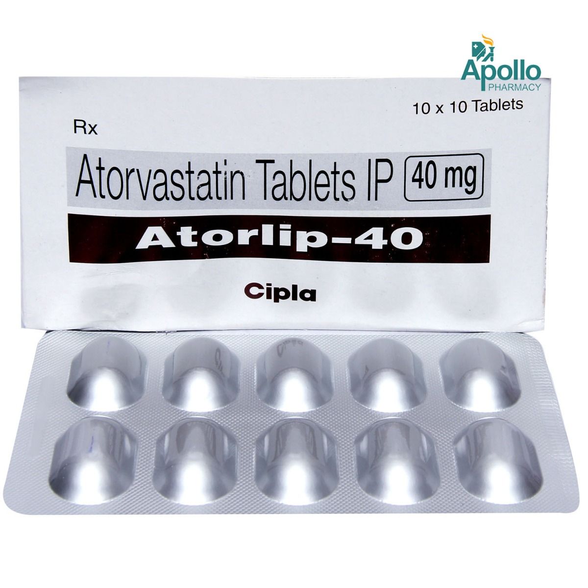 Atorlip 40 Tablet 10's Price, Uses, Side Effects, Composition - Apollo ...