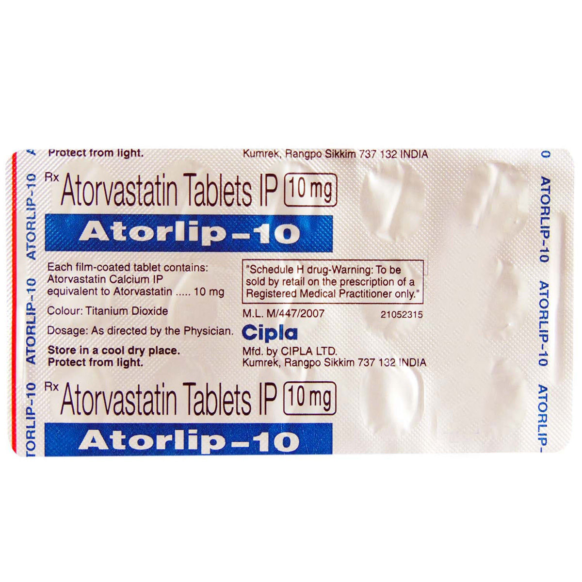 Atorlip 10 Tablet 15's Price, Uses, Side Effects, Composition - Apollo ...