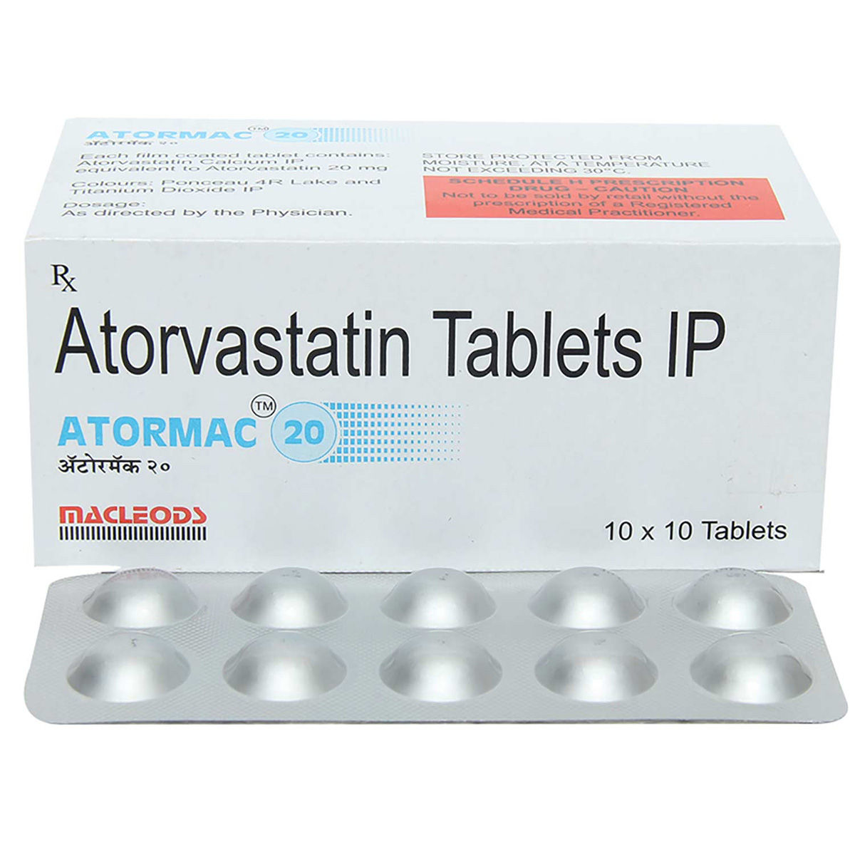 Atormac 20 Tablet 10's Price, Uses, Side Effects, Composition - Apollo ...