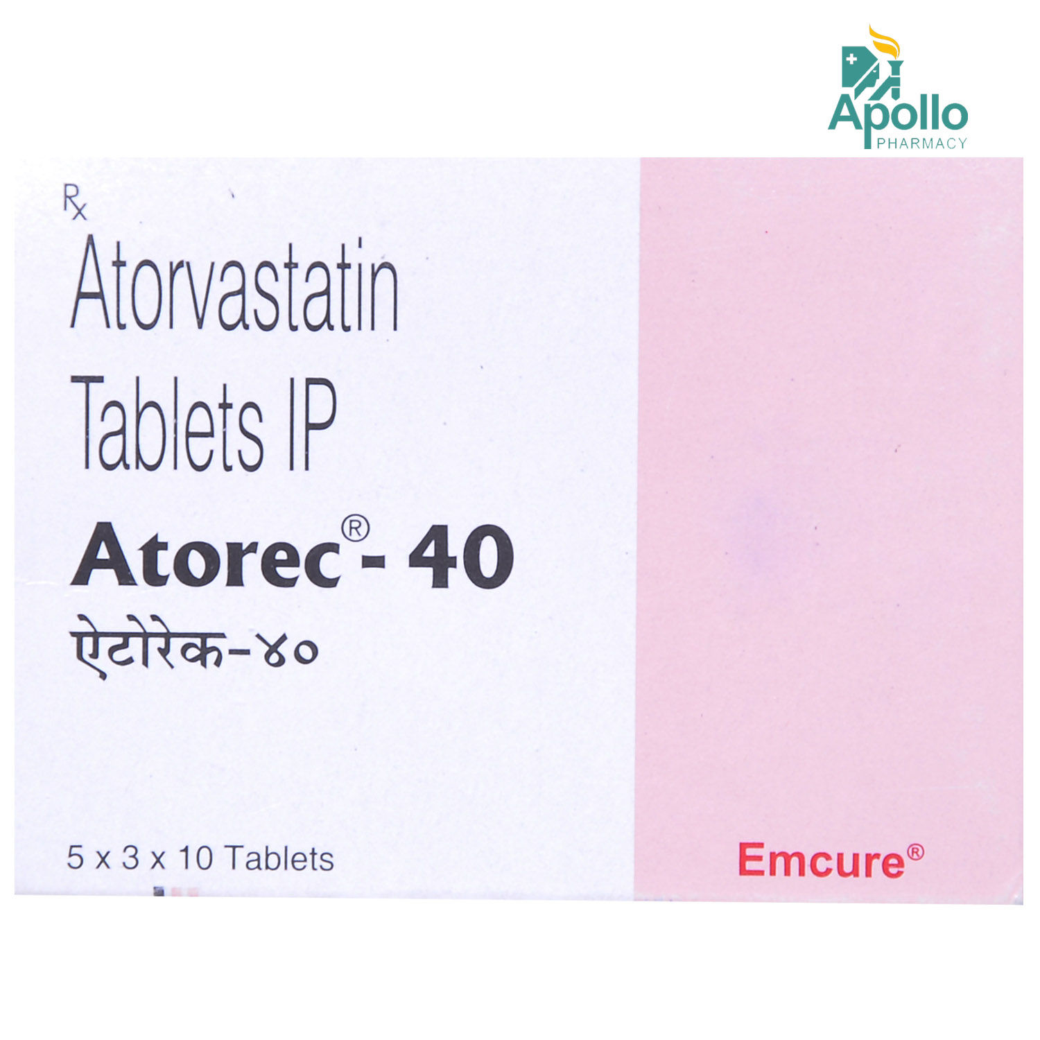 Atorec 40 Tablet 10's Price, Uses, Side Effects, Composition - Apollo ...