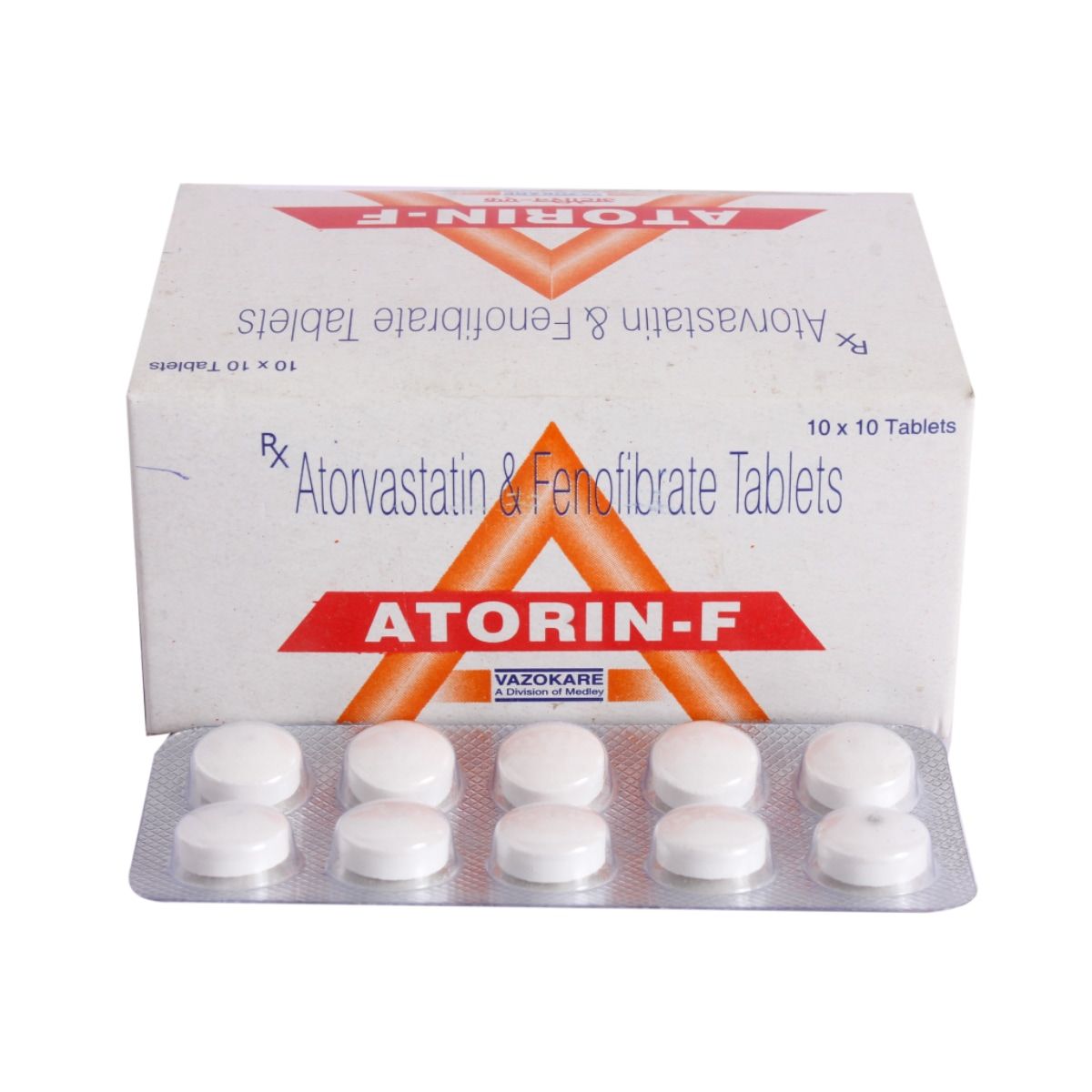 Atorin F Tablet 10's Price, Uses, Side Effects, Composition - Apollo ...