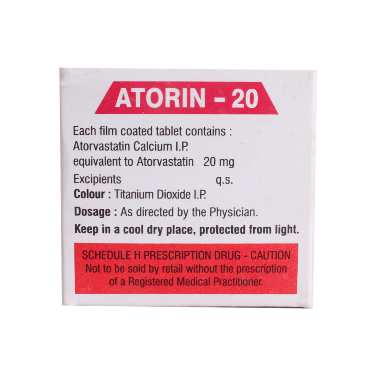 ATORIN 20MG TABLET Price, Uses, Side Effects, Composition - Apollo Pharmacy