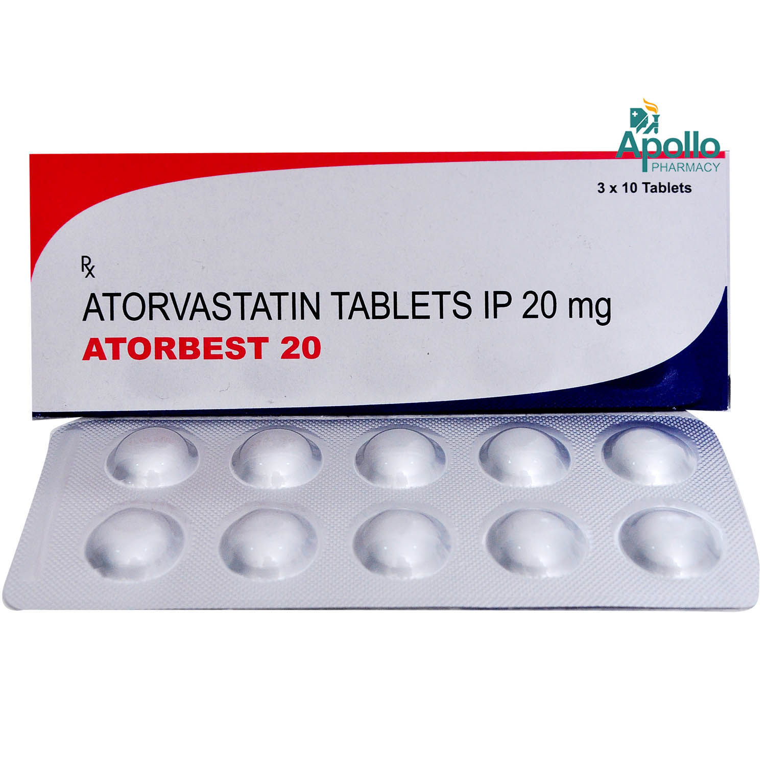 Atorbest 20 Tablet 10's Price, Uses, Side Effects, Composition - Apollo ...