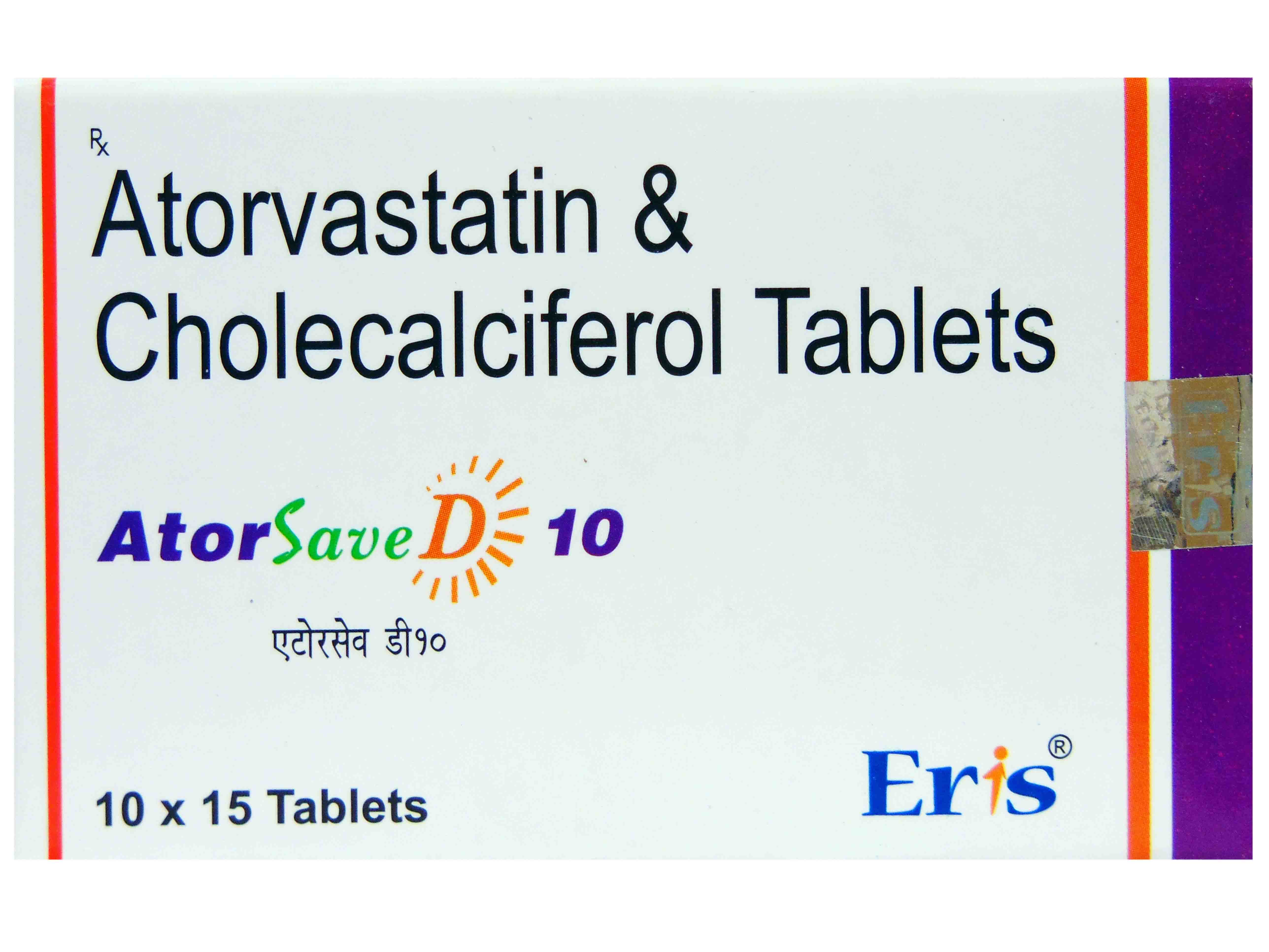 Atorsave D 10 Tablet 15's Price, Uses, Side Effects, Composition ...