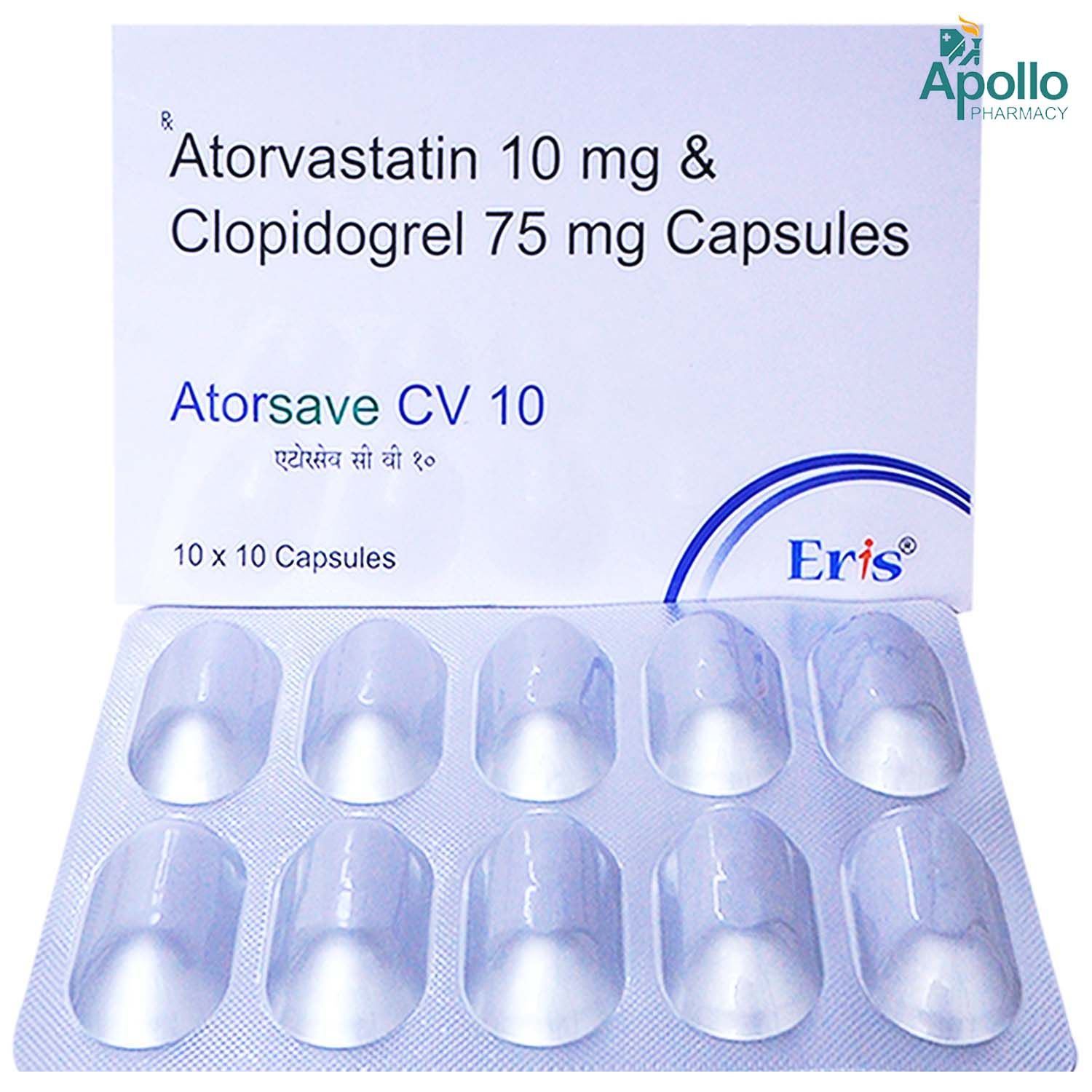 Atorsave CV 10 Capsule 10's Price, Uses, Side Effects, Composition ...