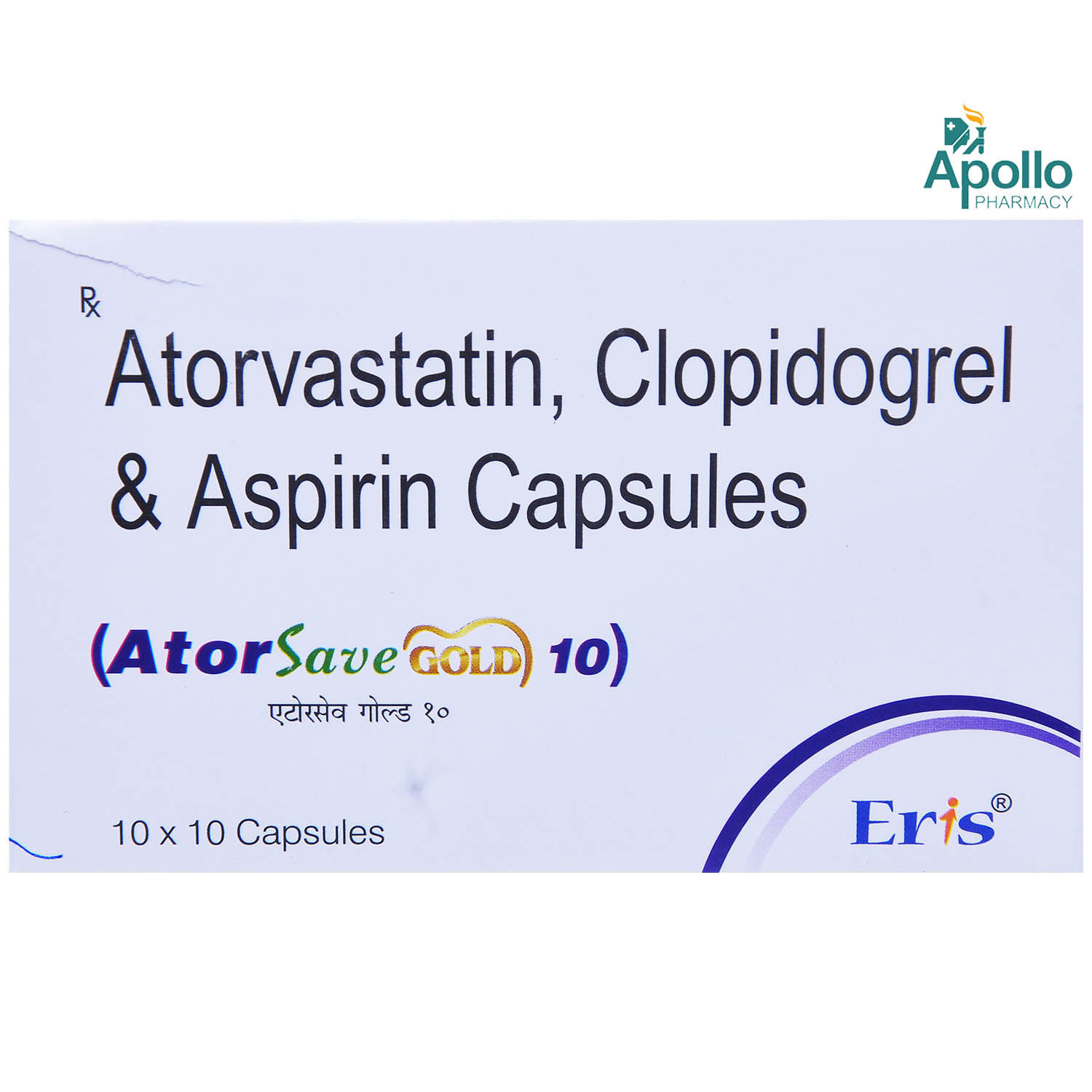 Atorsave Gold 10 Capsule 10's Price, Uses, Side Effects, Composition ...