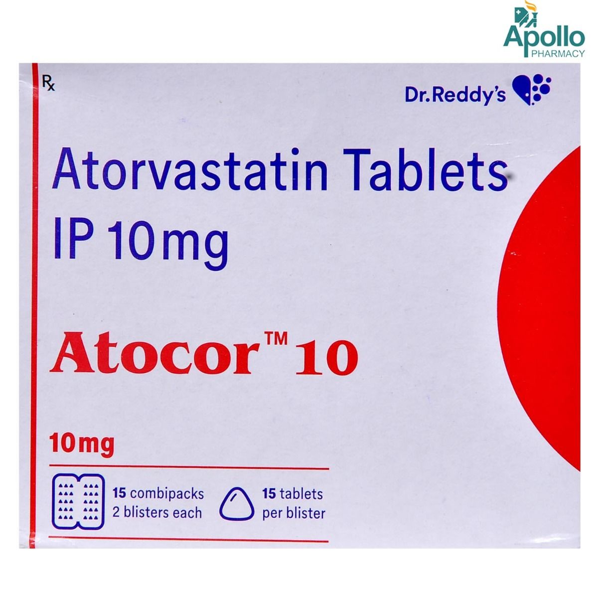 Atocor 10 Tablet 15's Price, Uses, Side Effects, Composition - Apollo ...