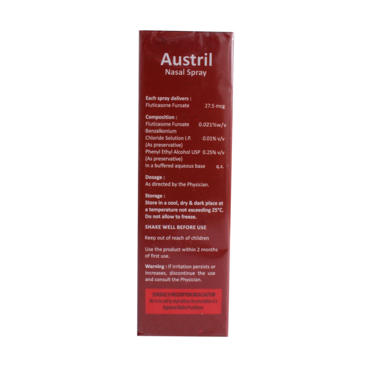 Austril 27.5 mcg Nasal Spray 6 gm Price, Uses, Side Effects ...