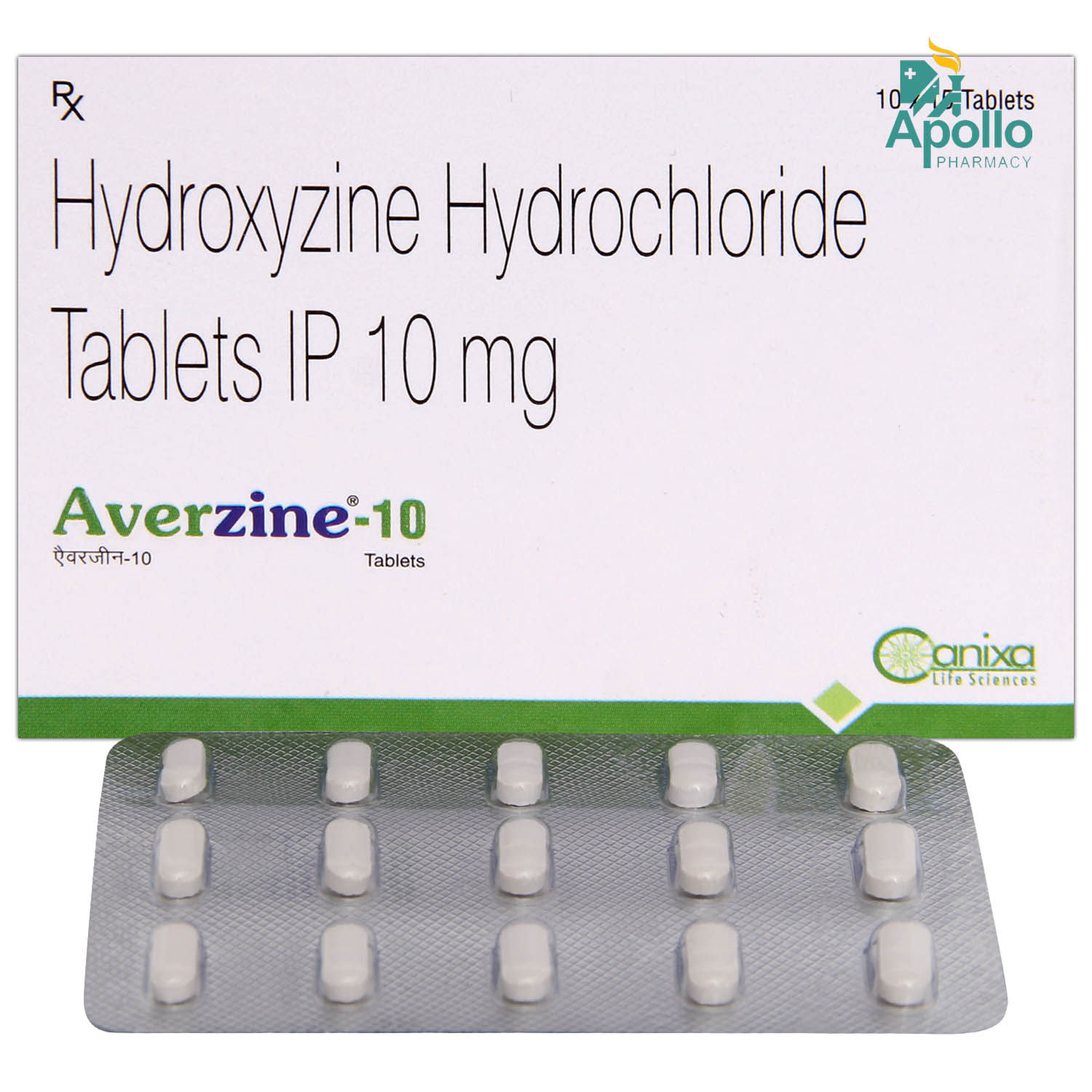 AVERZINE 10MG TABLET 15'S Price, Uses, Side Effects, Composition ...