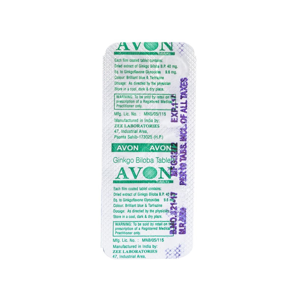 Avon Tablet 10's Price, Uses, Side Effects, Composition - Apollo Pharmacy