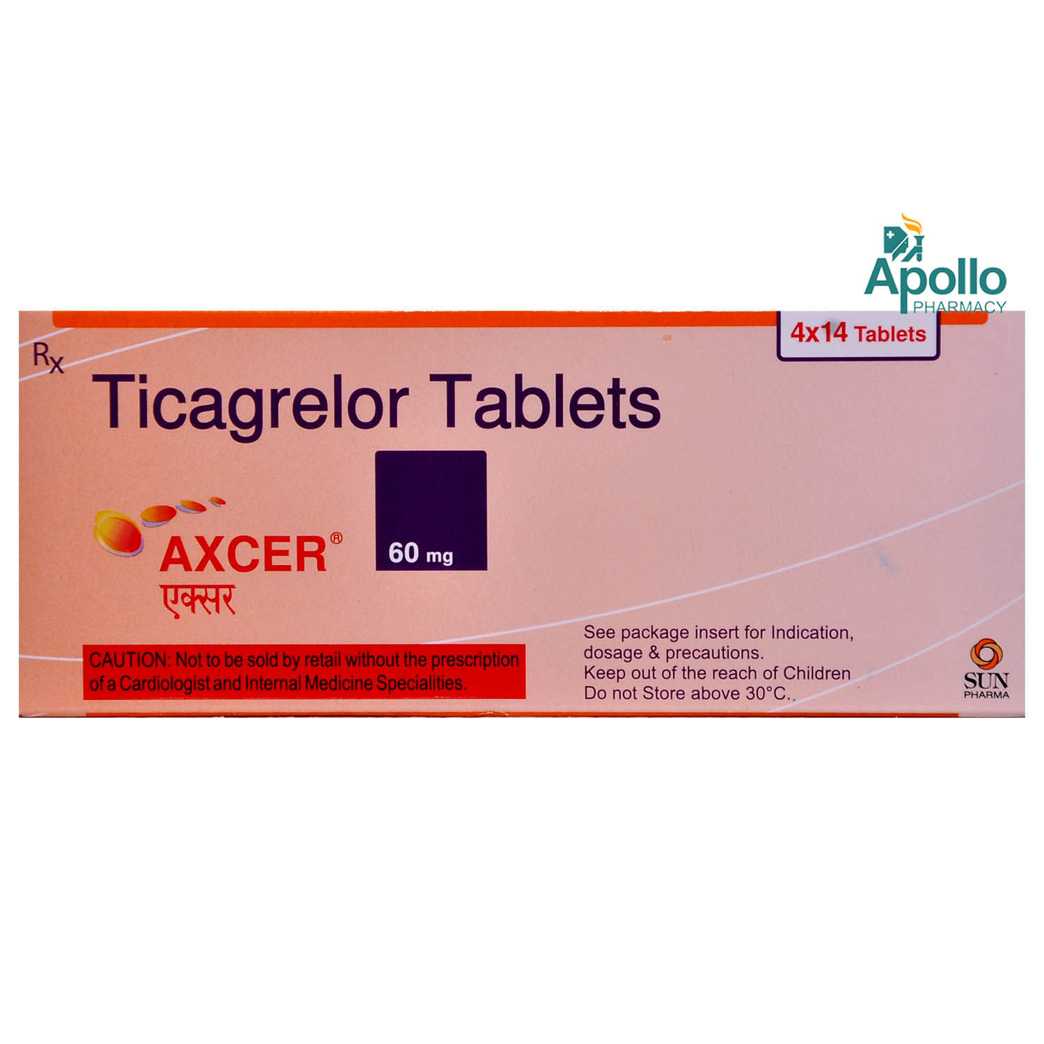 Axcer 60 mg Tablet 14's Price, Uses, Side Effects, Composition - Apollo ...