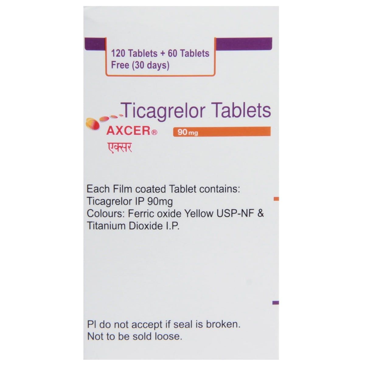 Axcer 90mg Tablet 180's Price, Uses, Side Effects, Composition - Apollo ...