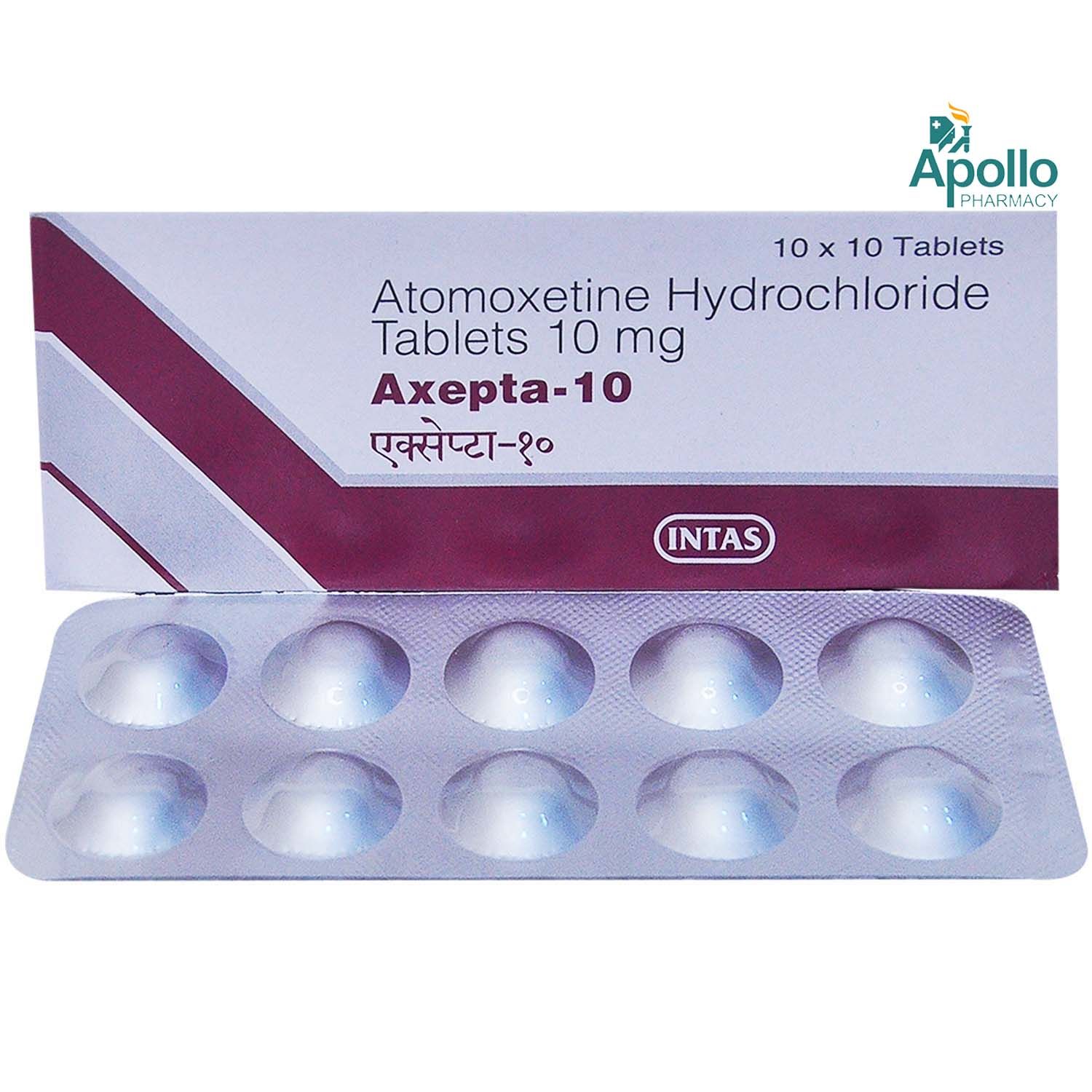 Axepta 10 Tablet 10's Price, Uses, Side Effects, Composition - Apollo ...