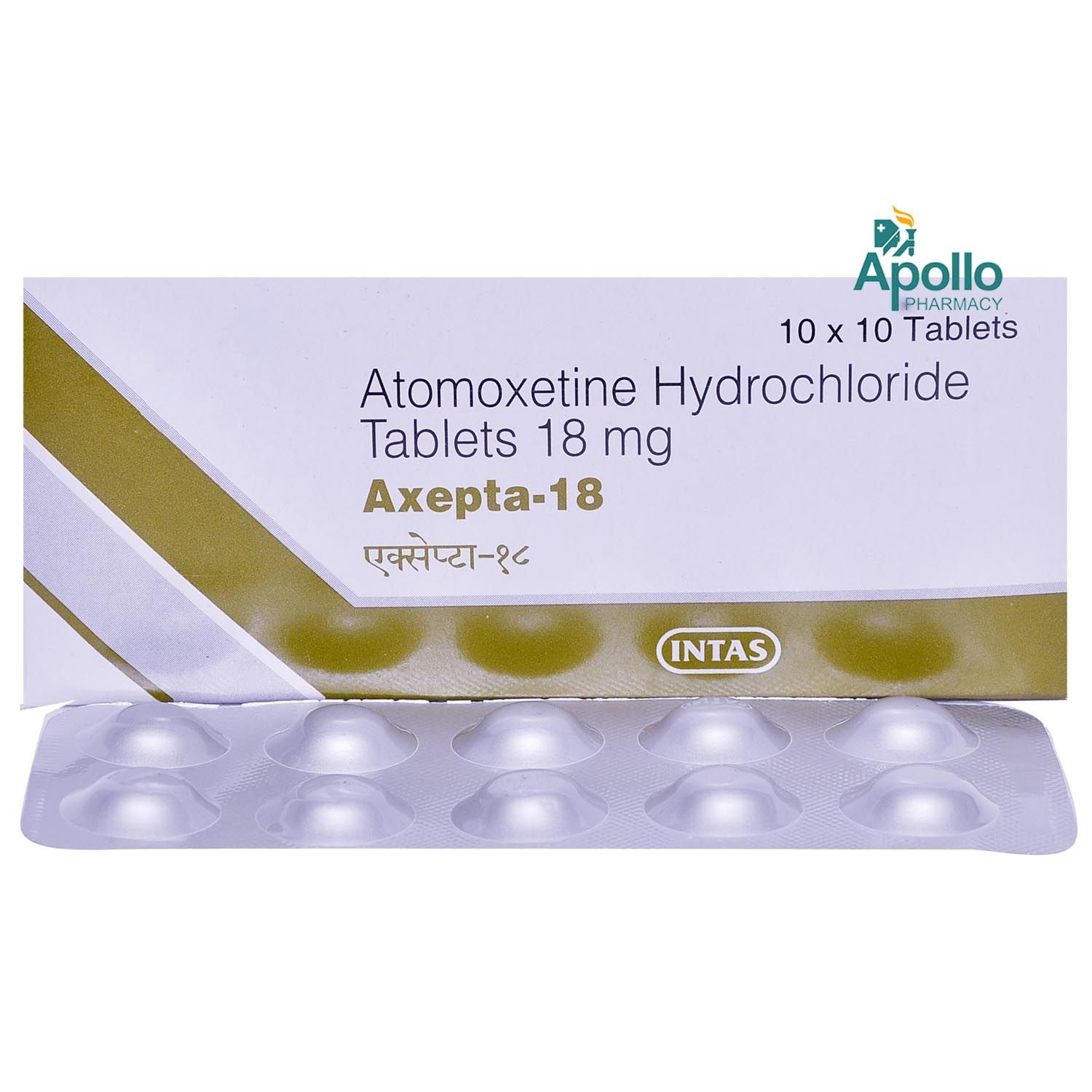 Axepta 18 Tablet 10's Price, Uses, Side Effects, Composition - Apollo ...
