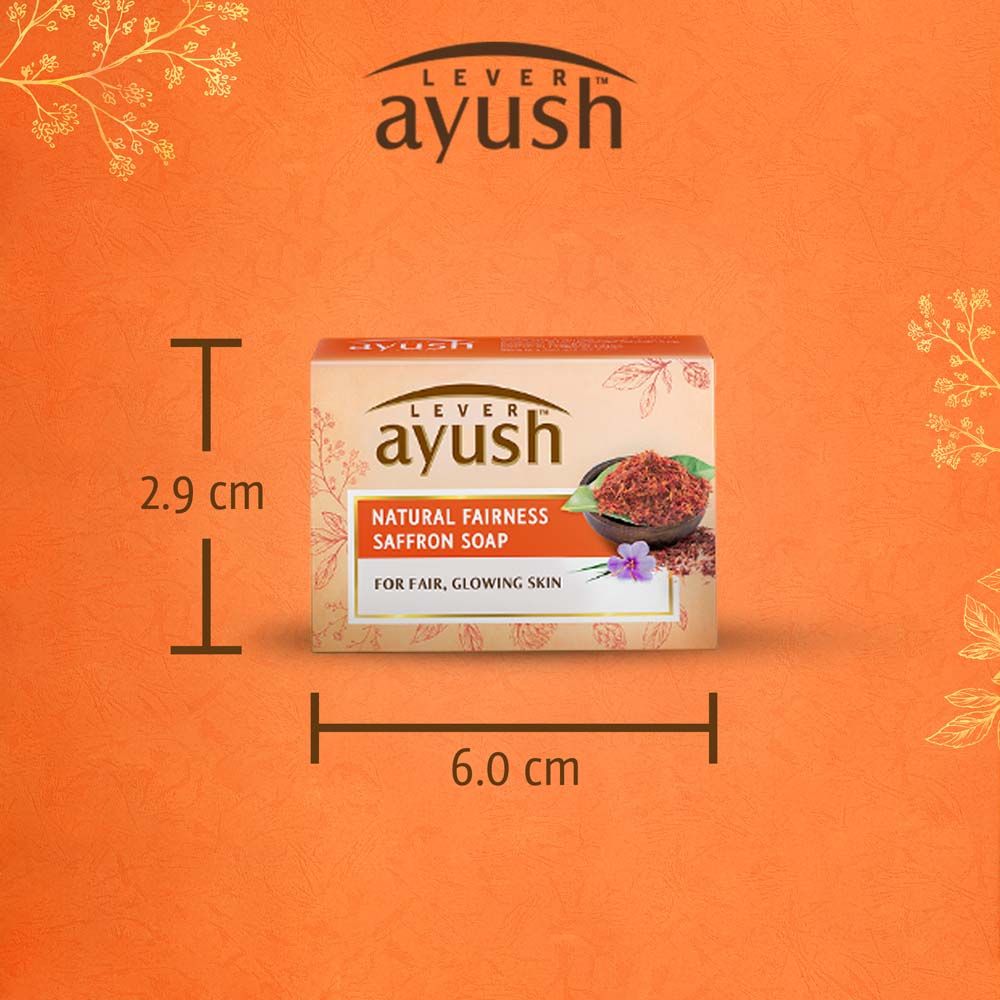Lever Ayush Natural Fairness Saffron Soap, 100 gm Price, Uses, Side ...