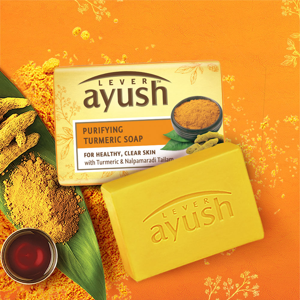 Lever Ayush Purifying Turmeric Soap, 100 gm Price, Uses, Side Effects ...