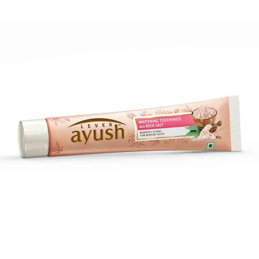Lever Ayush Whitening Rock Salt Toothpaste, 80 gm Price, Uses, Side ...