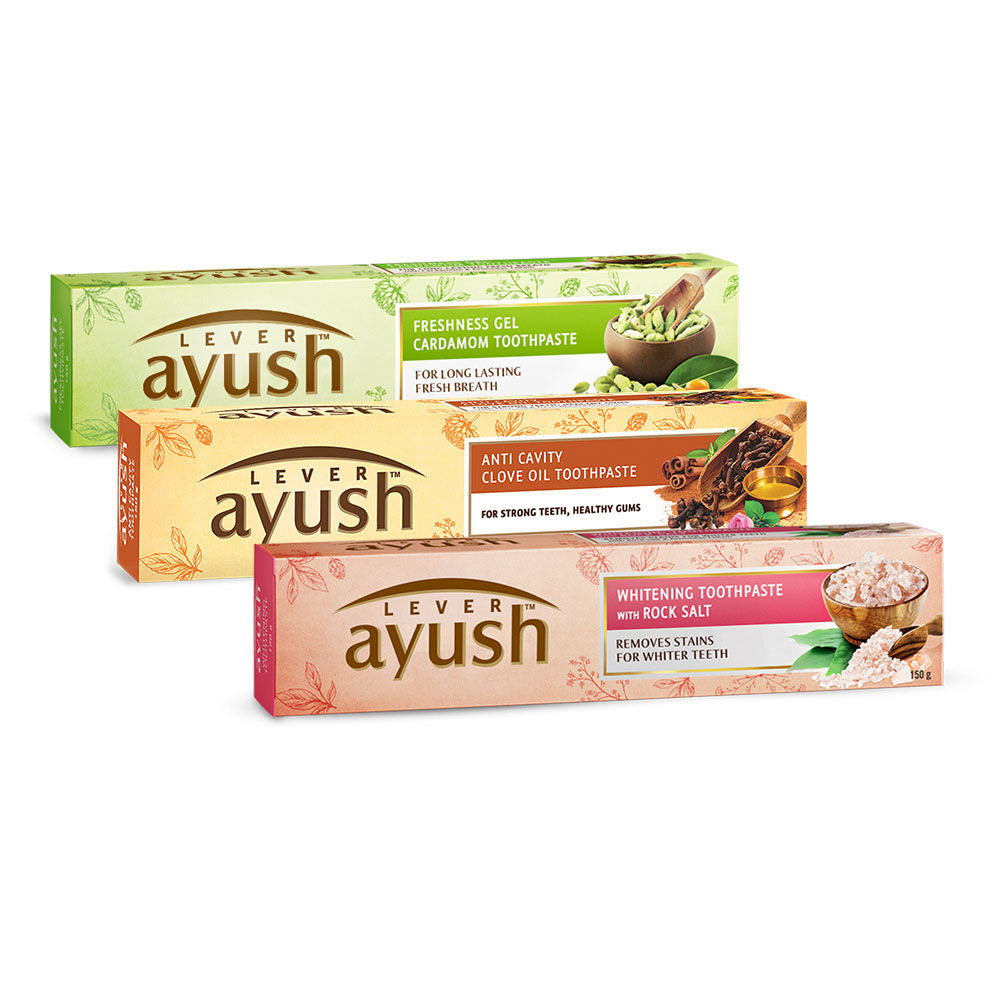 Lever Ayush Whitening Toothpaste with Rock Salt, 80 gm Price, Uses ...