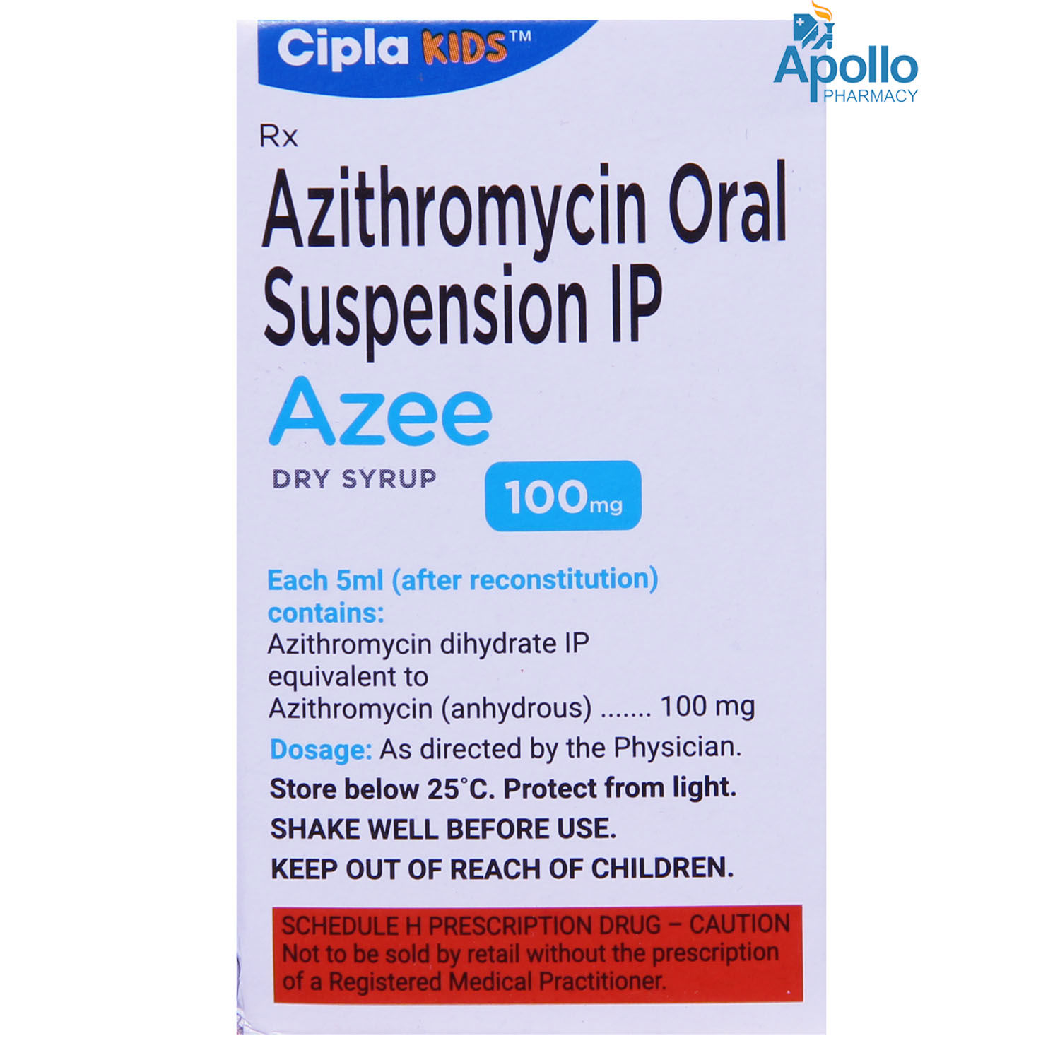 Azee 100 mg Dry Syrup 15 ml Price, Uses, Side Effects, Composition ...