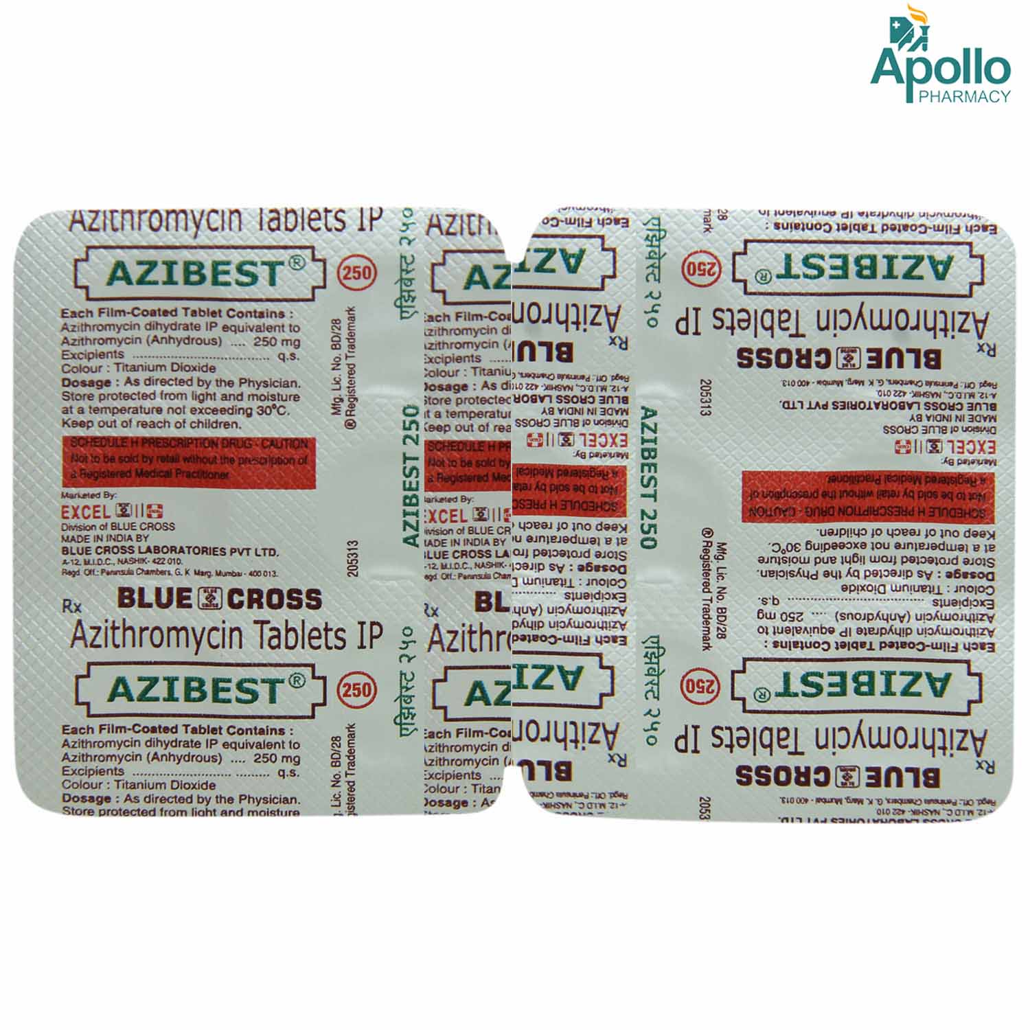 Azibest 250 mg Tablet 6's Price, Uses, Side Effects, Composition ...