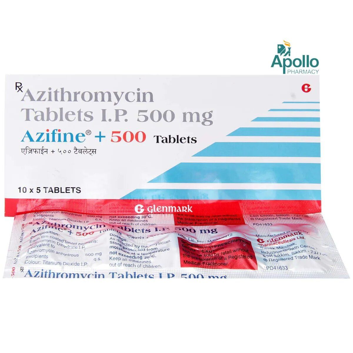 Azifine Plus 500 mg Tablet 5's Price, Uses, Side Effects, Composition ...