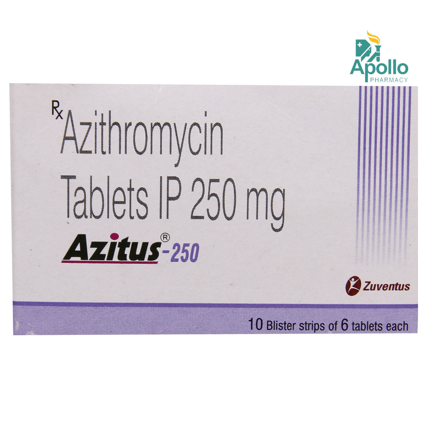 Azee 250mg Tablet 10's Price, Uses, Side Effects, Composition - Apollo 24|7