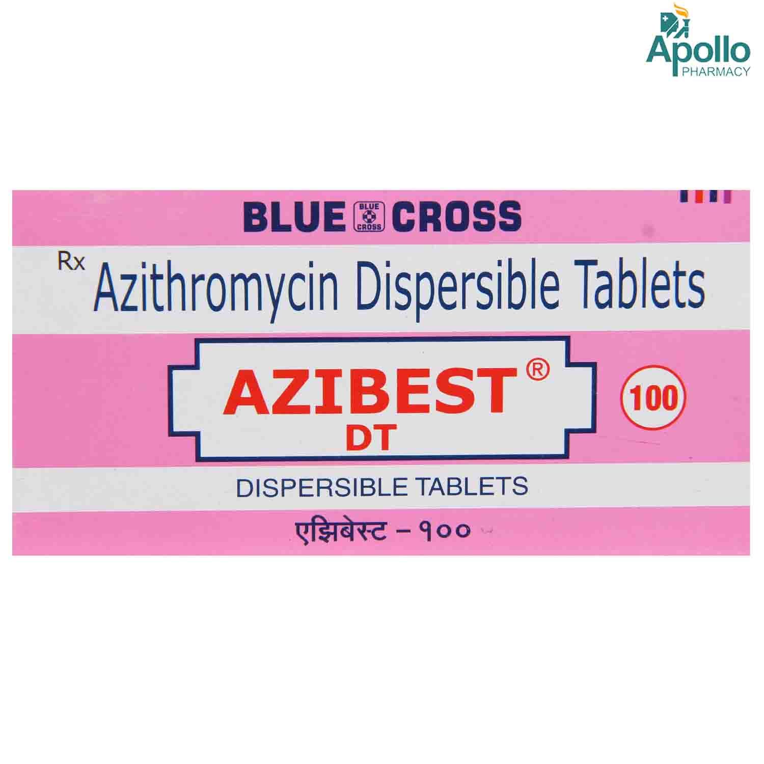 Azibest DT 100 mg Tablet 3's Price, Uses, Side Effects, Composition ...