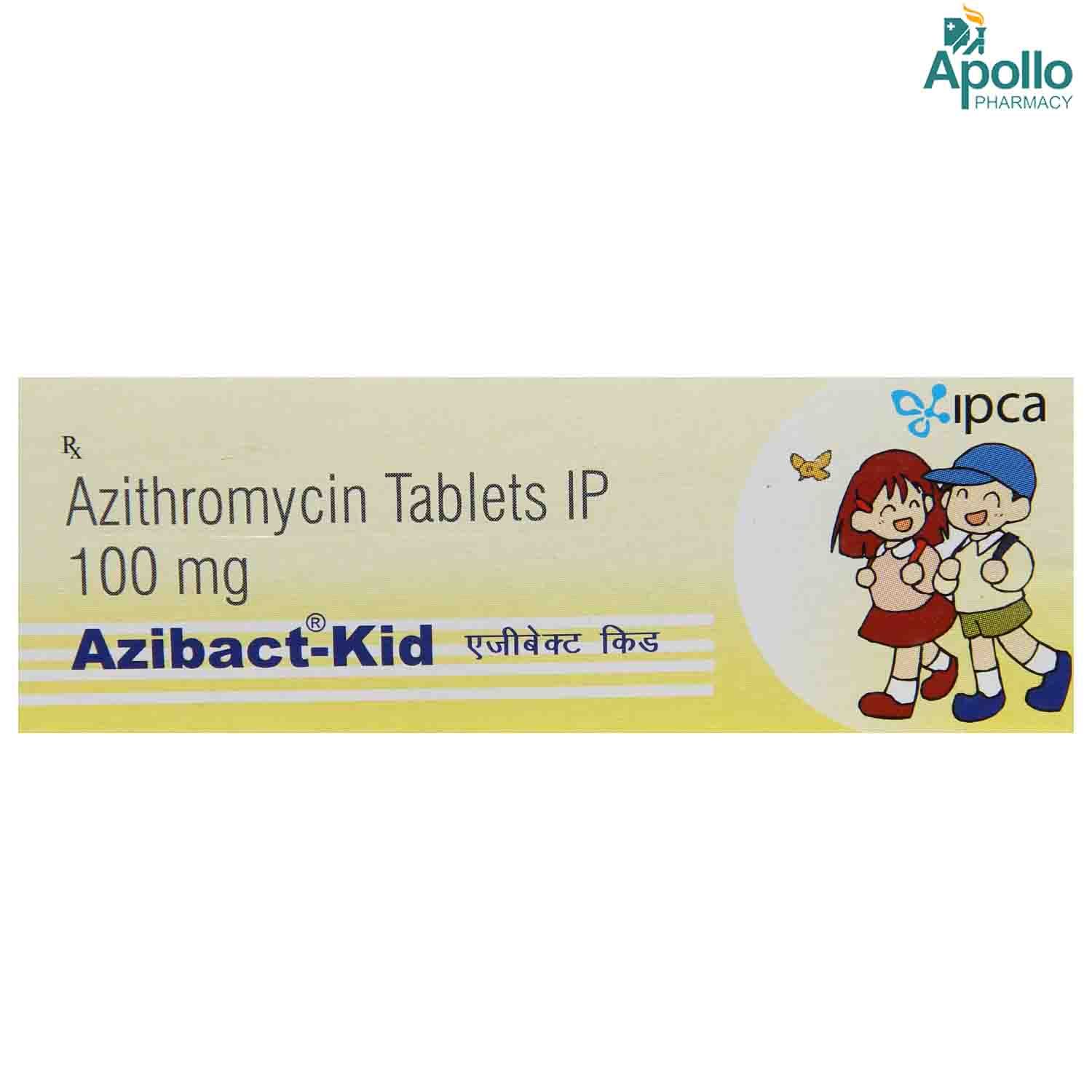 Azibact Kid 100 mg Tablet 3's Price, Uses, Side Effects, Composition ...