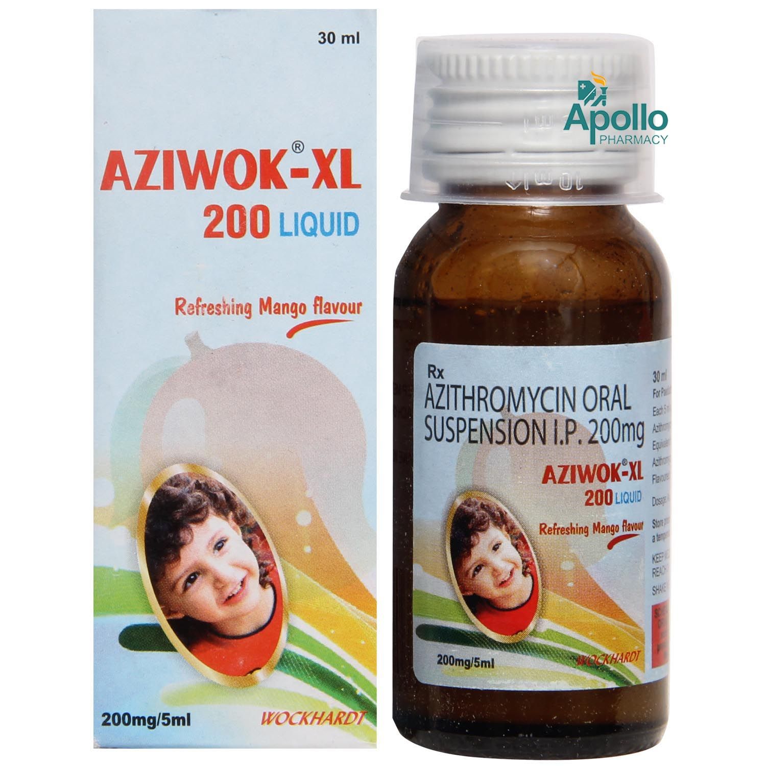 Aziwok-XL 200 Liquid 30 ml Price, Uses, Side Effects, Composition ...