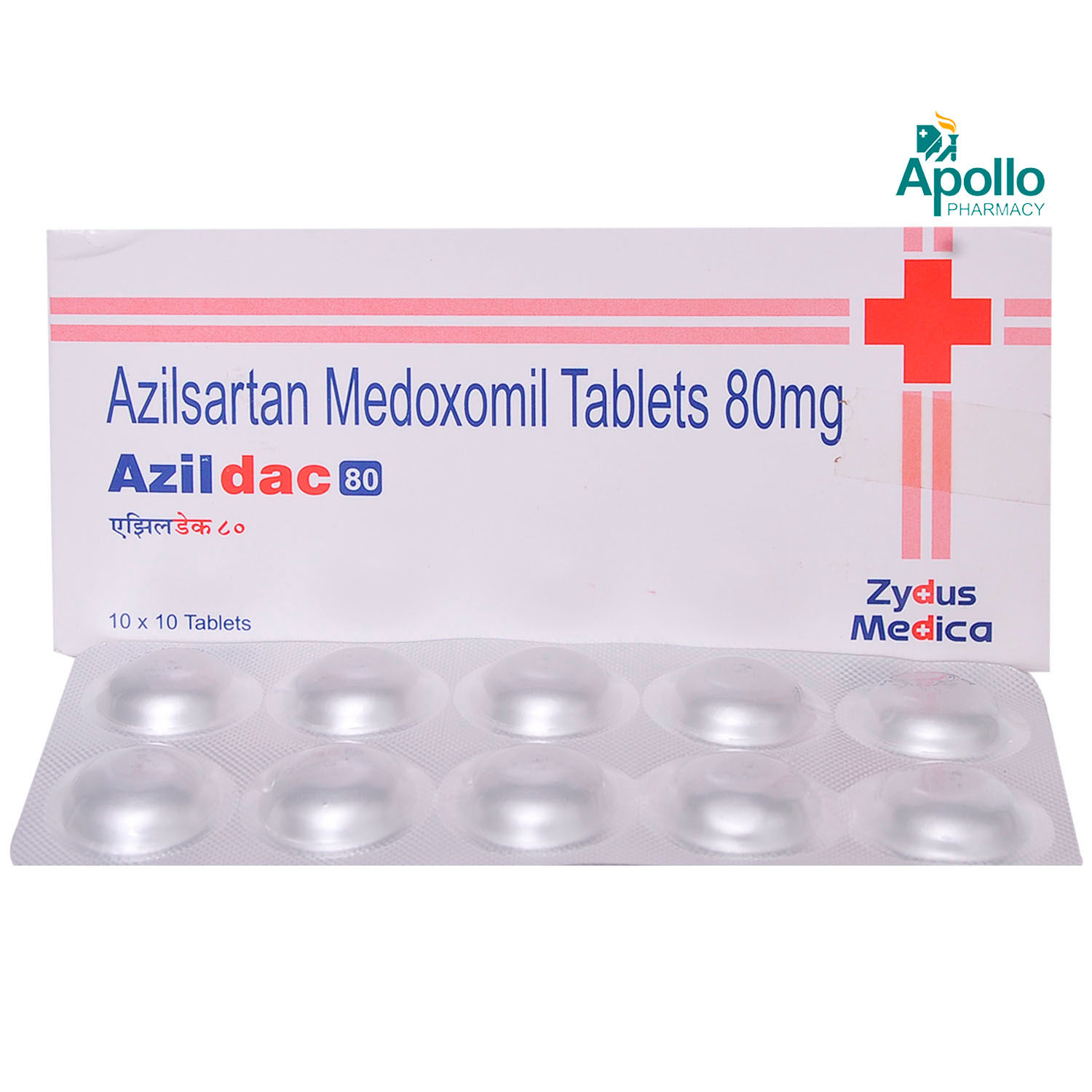 AZILDAC 80MG TABLET 10'S Price, Uses, Side Effects, Composition ...