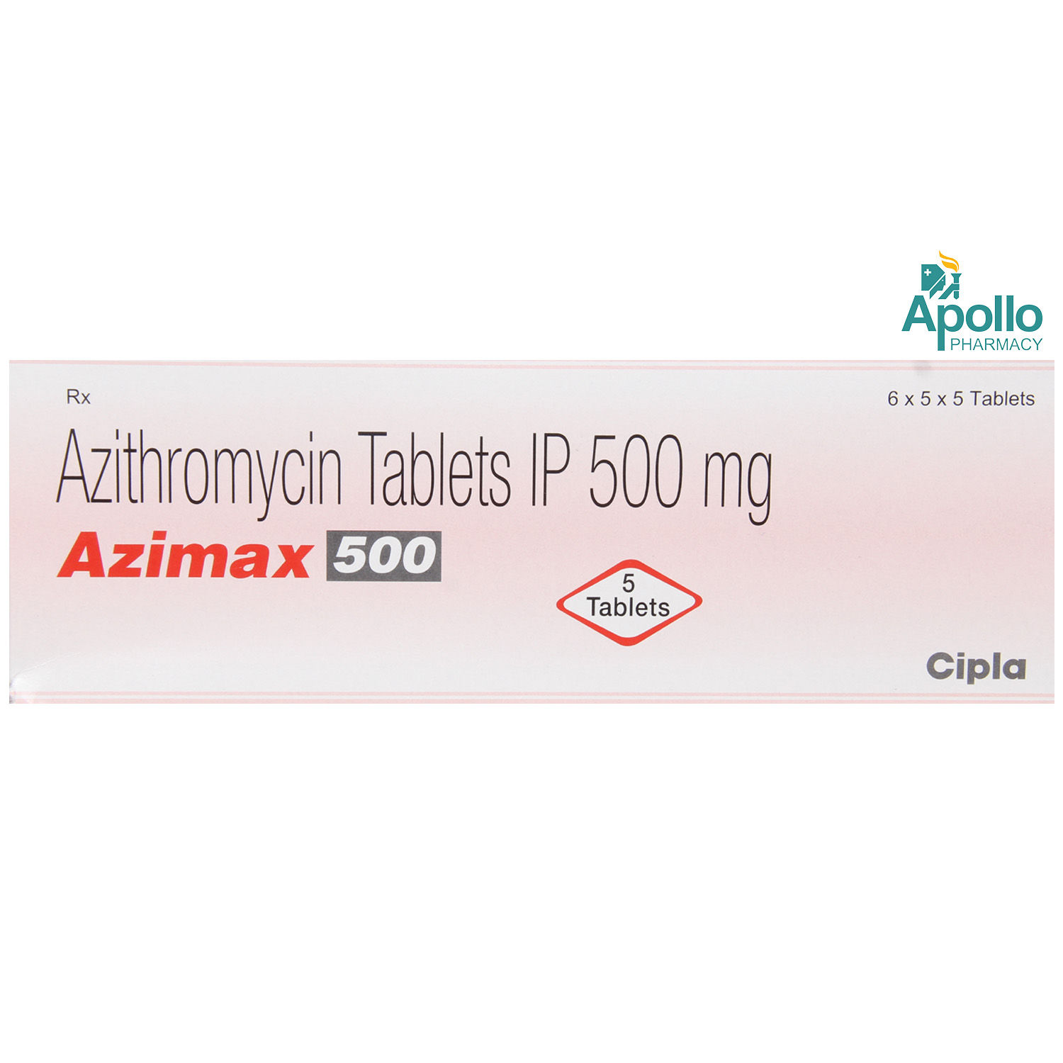 Azimax 500 Tablet 5's Price, Uses, Side Effects, Composition - Apollo ...