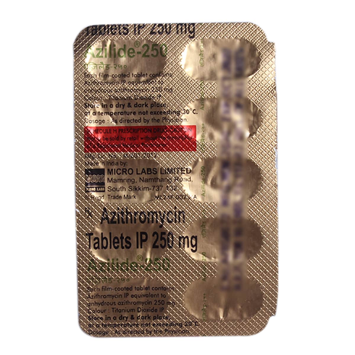 Azilide-250 Tablet 10's Price, Uses, Side Effects, Composition - Apollo ...
