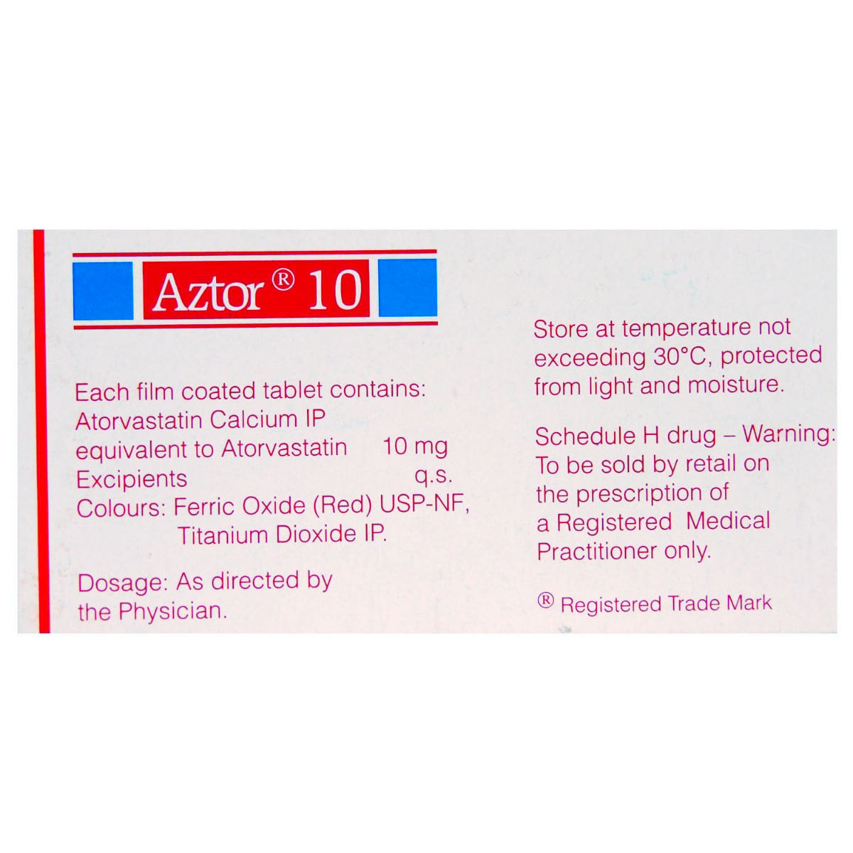 Aztor 10 Tablet 15's Price, Uses, Side Effects, Composition - Apollo ...