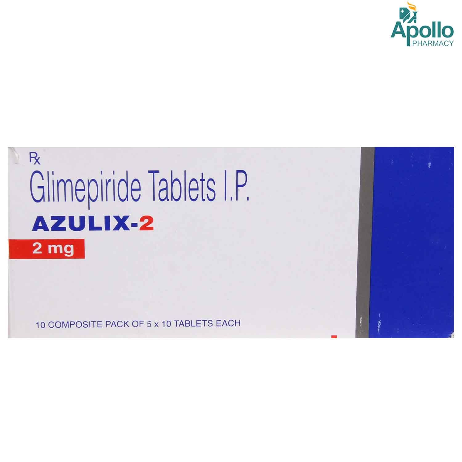 Azulix 2 Tablet 10's Price, Uses, Side Effects, Composition - Apollo ...