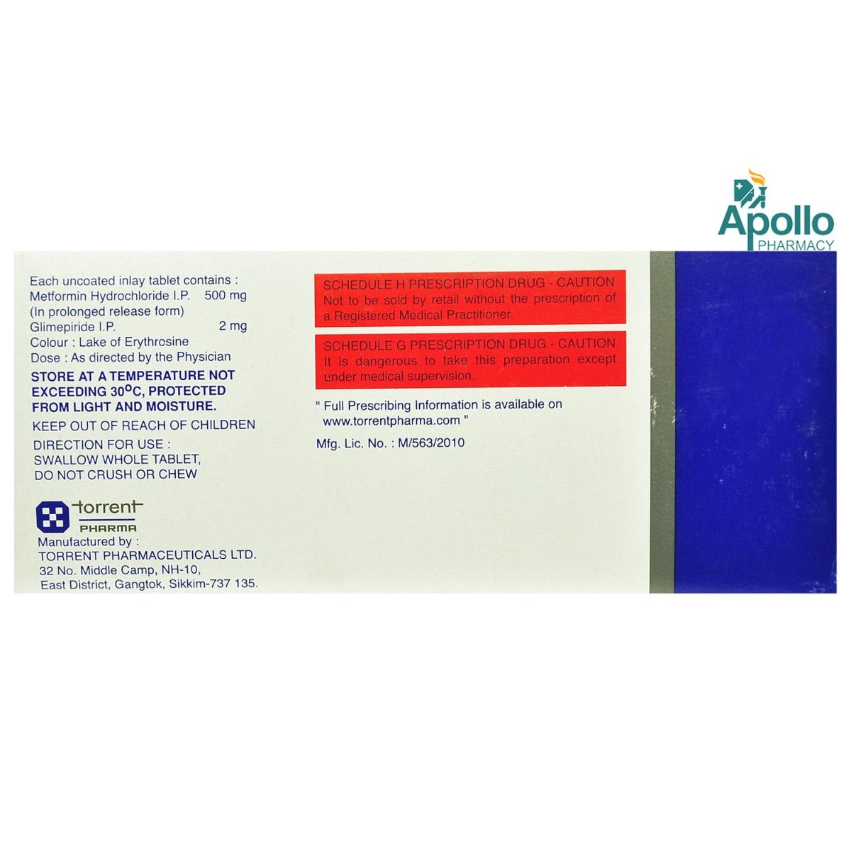 Azulix 2 MF Tablet 15's Price, Uses, Side Effects, Composition - Apollo ...
