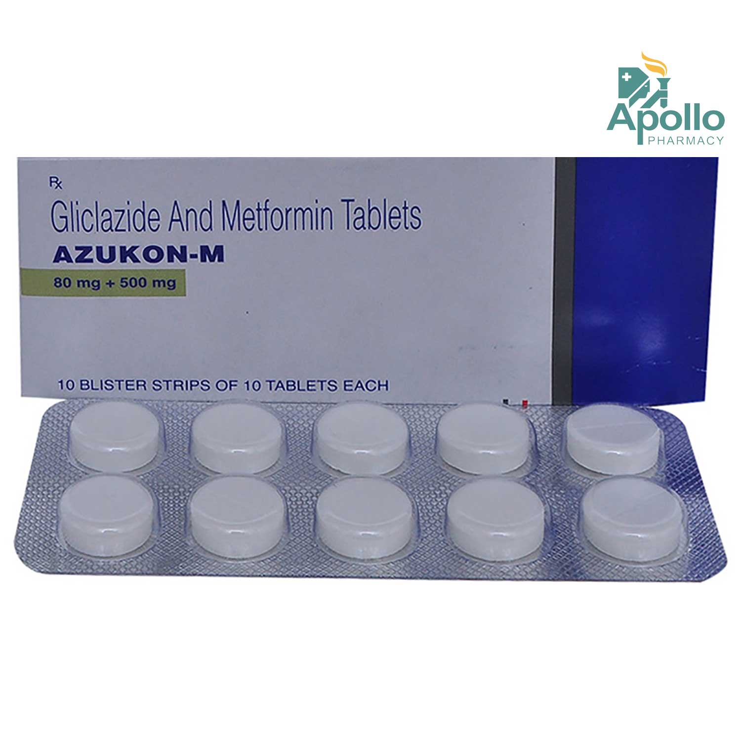 Azukon-M Tablet 10's Price, Uses, Side Effects, Composition - Apollo ...
