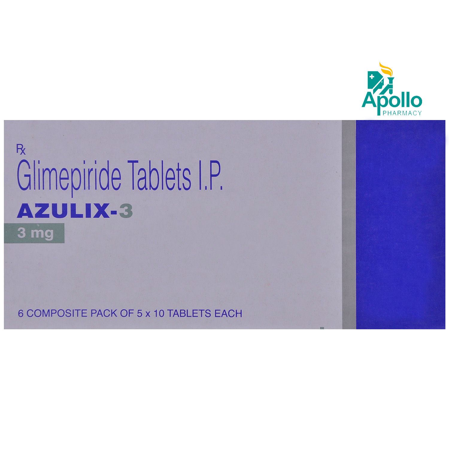 Azulix-3 Tablet 10's Price, Uses, Side Effects, Composition - Apollo ...