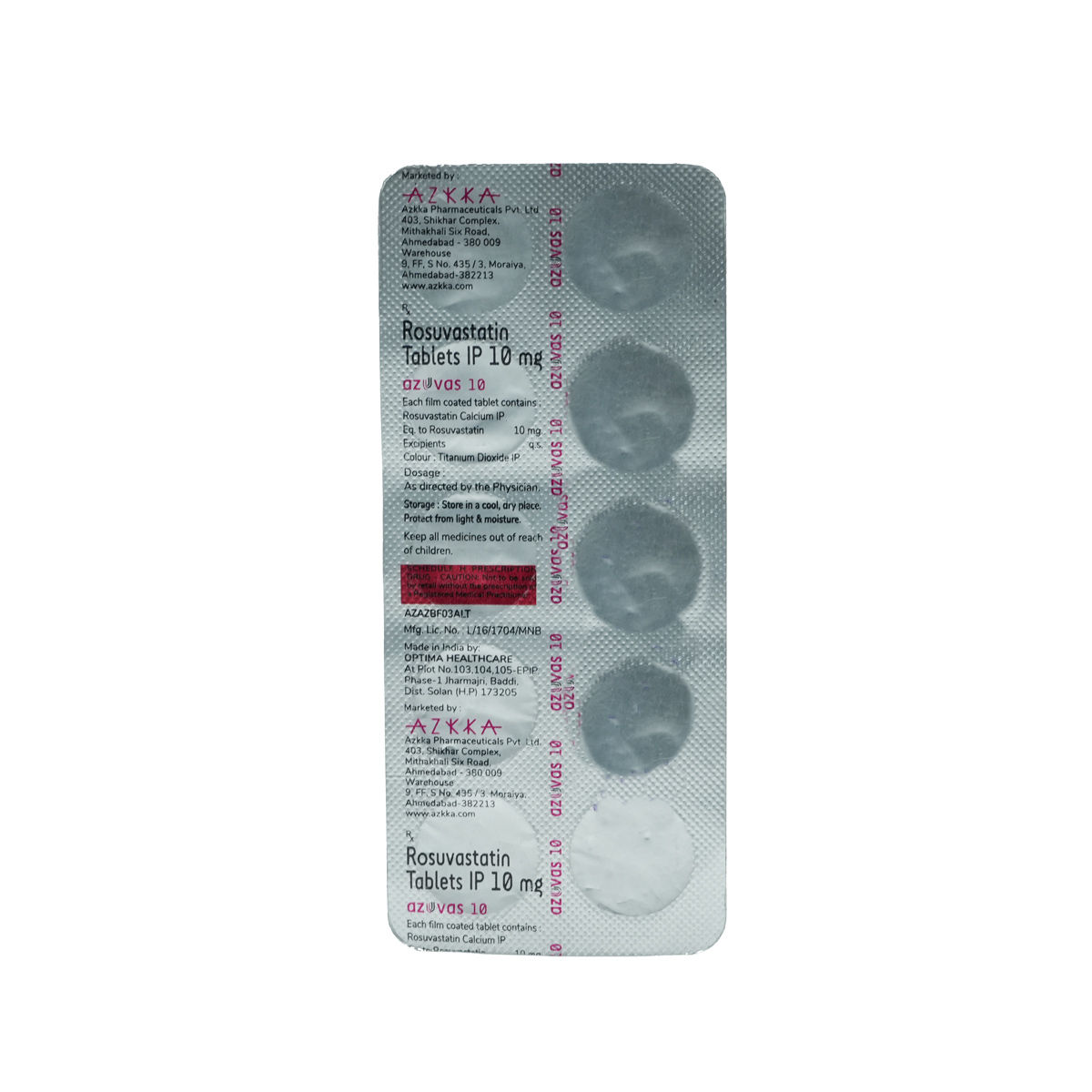 Azuvas 10 Tablet 10's Price, Uses, Side Effects, Composition - Apollo ...