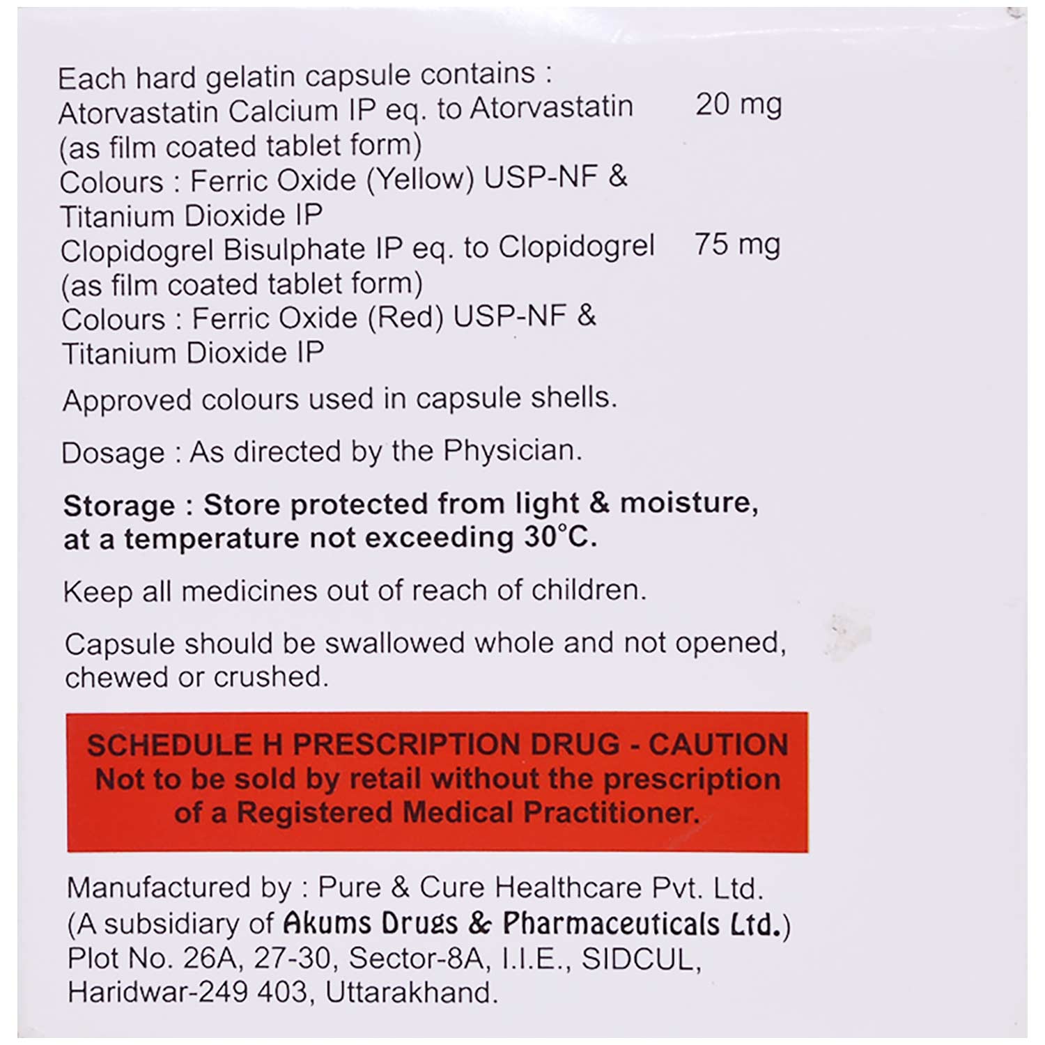 Azvas Cv-C 20/75mg Capsule 10's Price, Uses, Side Effects, Composition ...