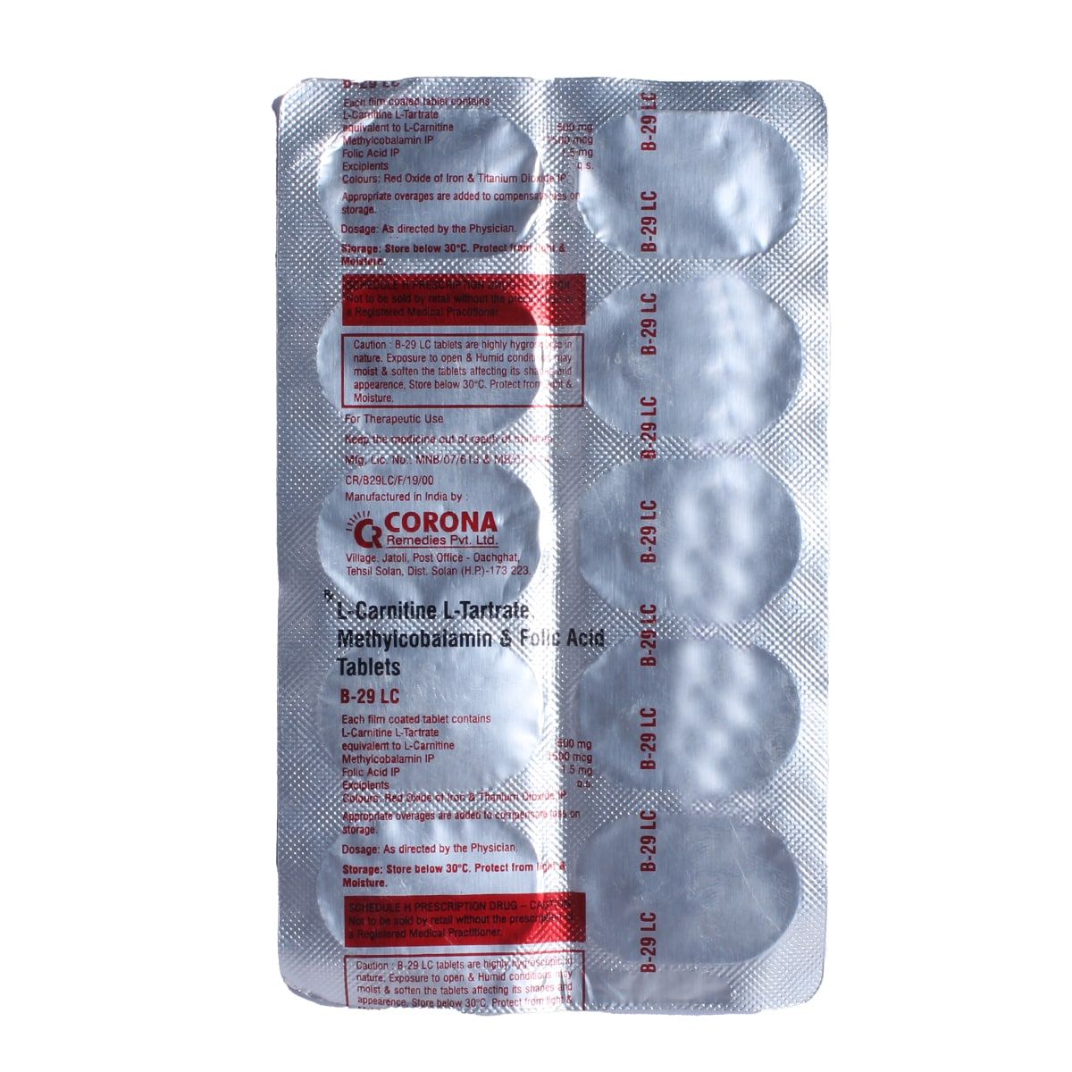 B-29 LC Tablet 10's Price, Uses, Side Effects, Composition - Apollo ...