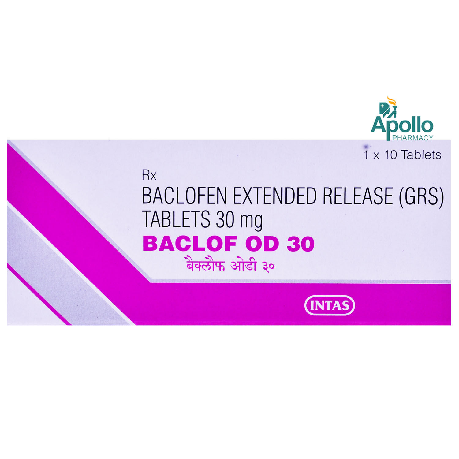 BACLOF OD 30MG TABLET Price, Uses, Side Effects, Composition - Apollo Pharmacy