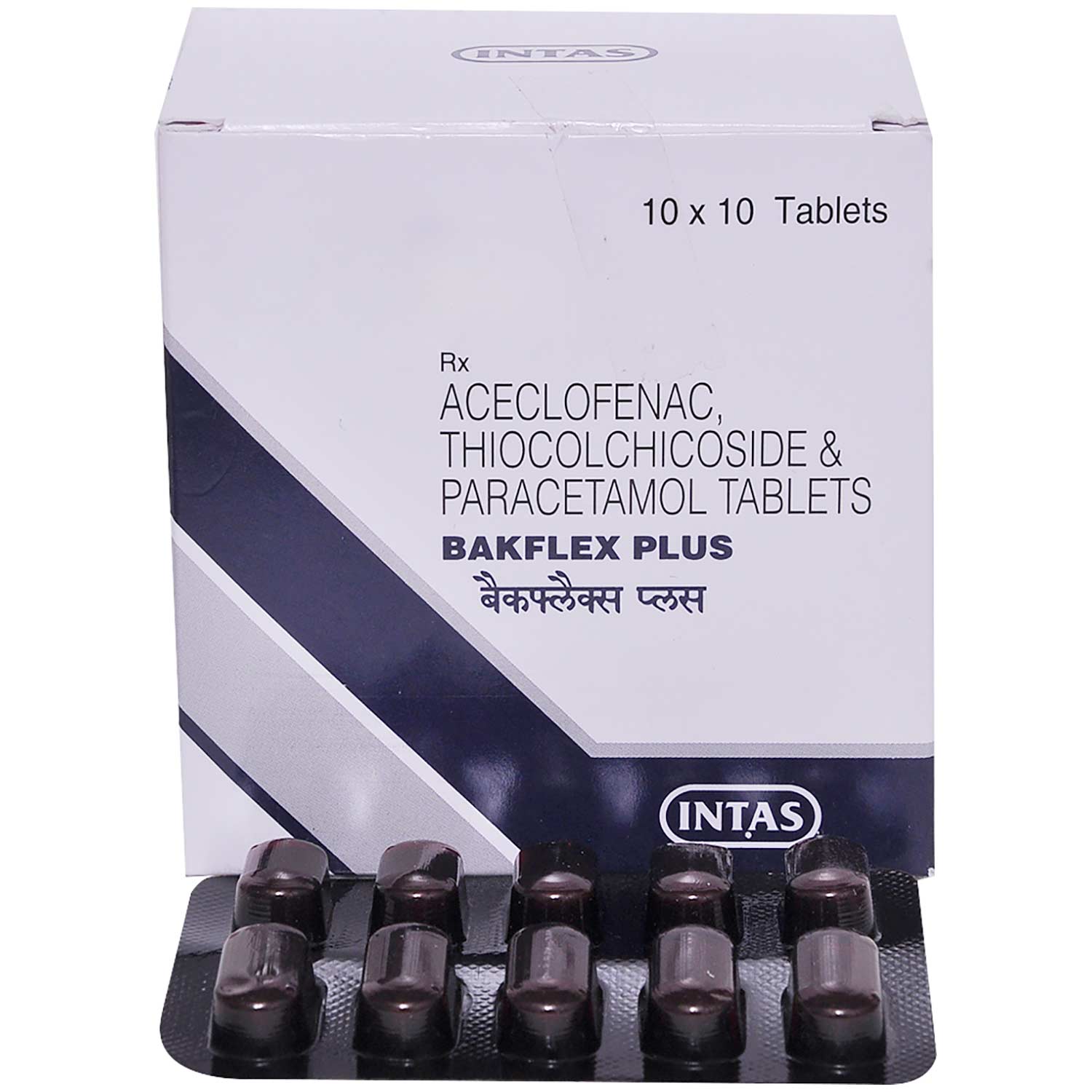 Bakflex Plus Tablet 10's Price, Uses, Side Effects, Composition ...