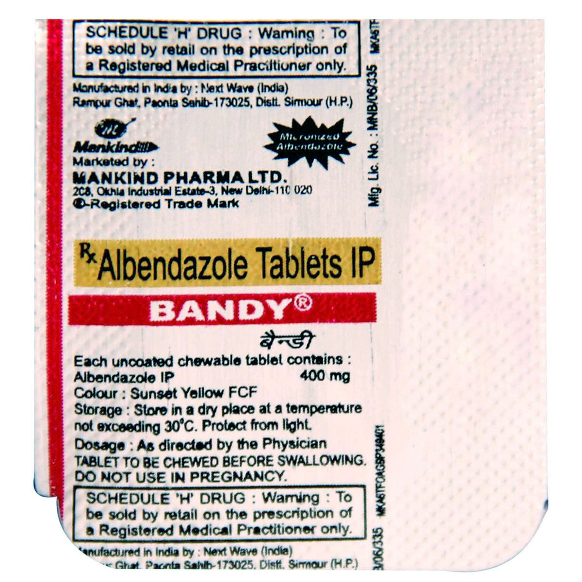 Bandy Tablet 1's Price, Uses, Side Effects, Composition - Apollo Pharmacy