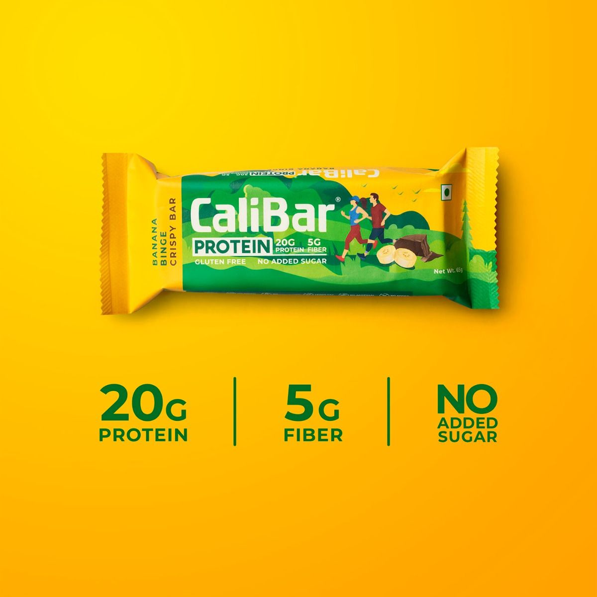 Calibar Protein Banana Binge Crispy Bar, 65 gm Price, Uses, Side ...