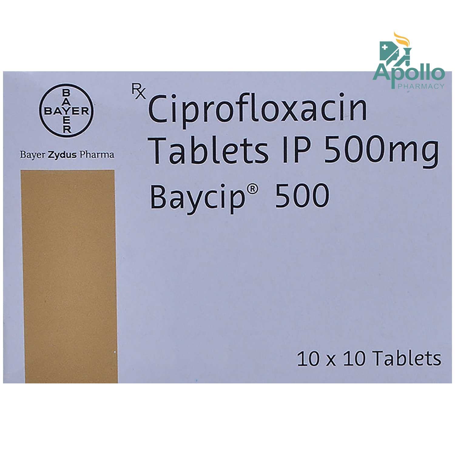 Baycip 500 Tablet 10's Price, Uses, Side Effects, Composition - Apollo ...