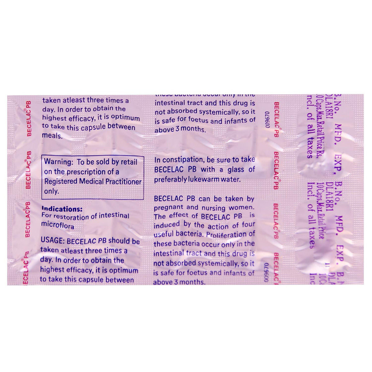 Becelac PB Capsule 10's Price, Uses, Side Effects, Composition - Apollo ...