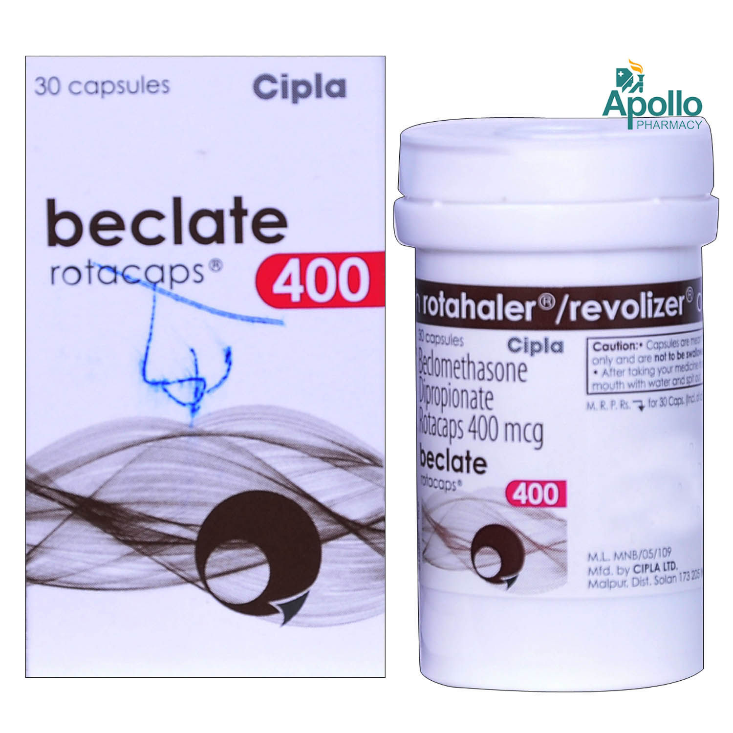 Beclate 400 mcg Rotacaps 30's Price, Uses, Side Effects, Composition ...