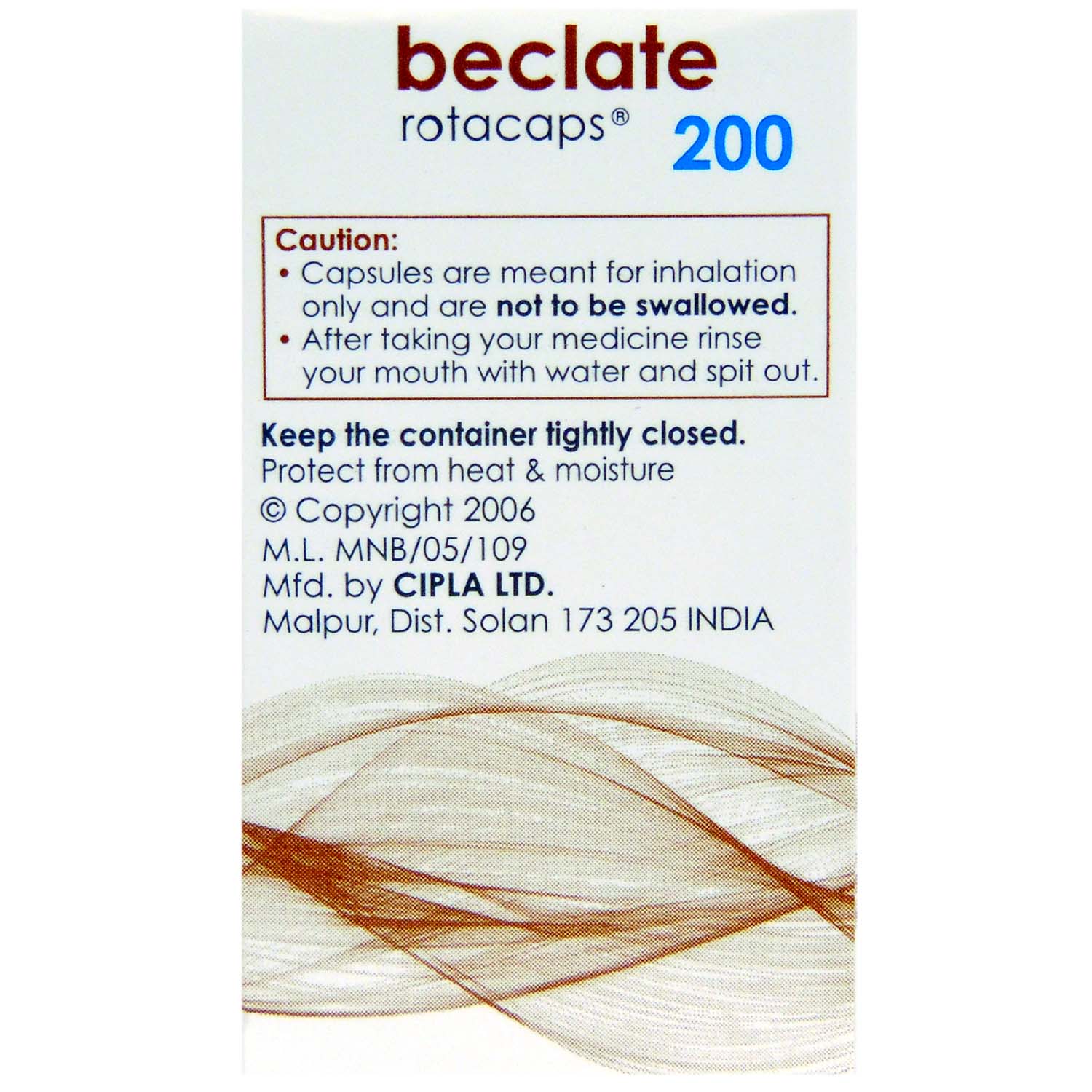 Beclate 200 Rotacap 30's Price, Uses, Side Effects, Composition ...