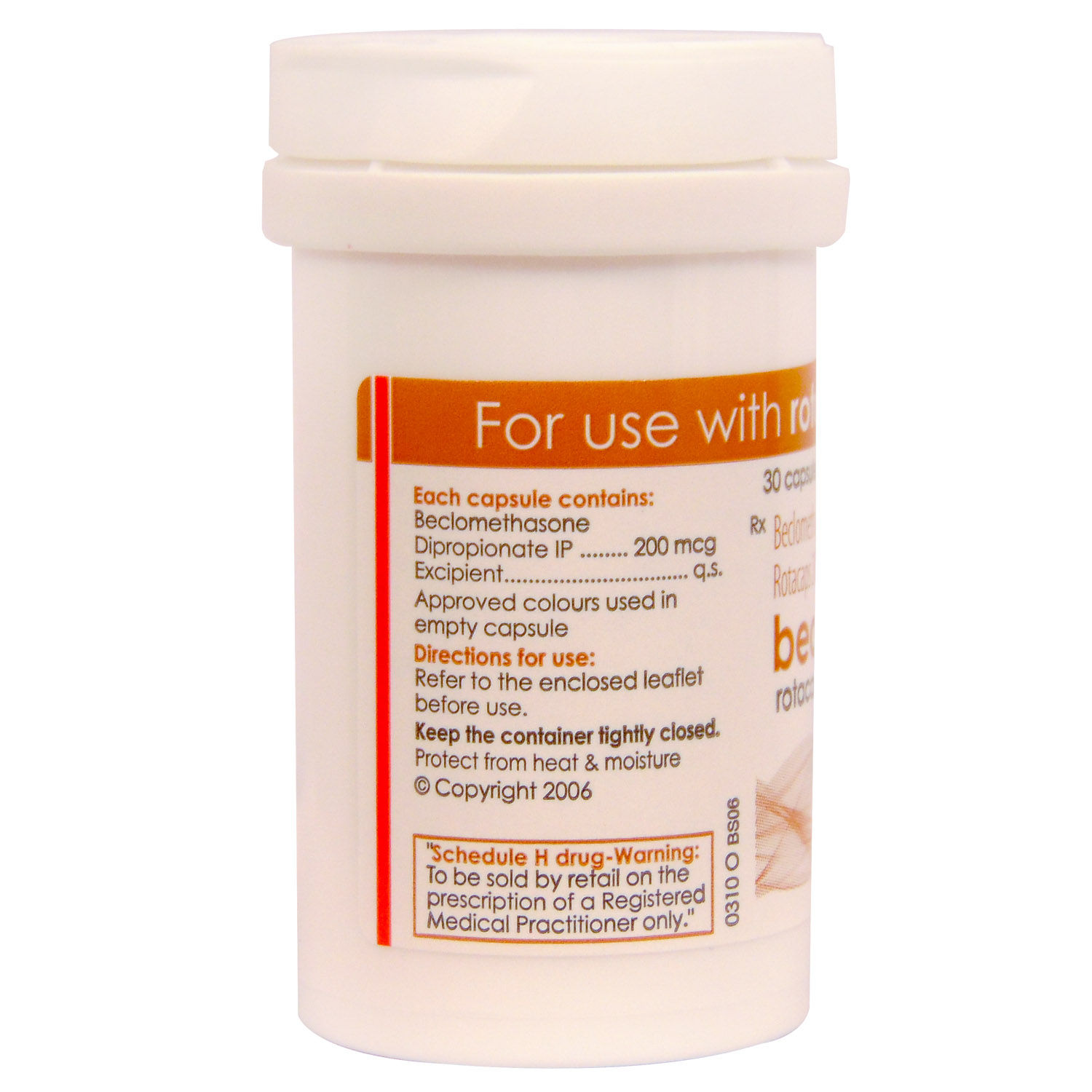 Beclate 200 Rotacap 30's Price, Uses, Side Effects, Composition ...