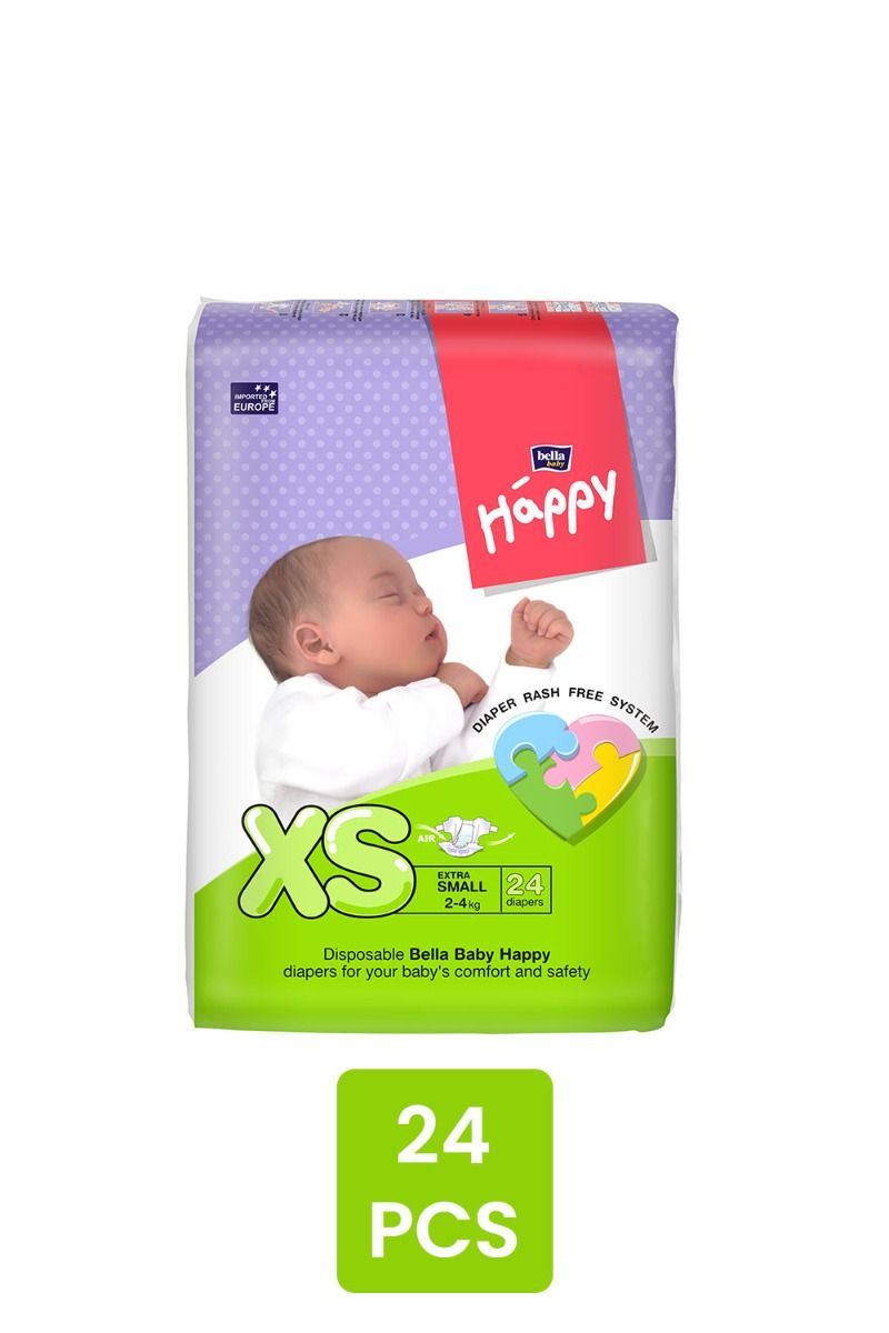 Bella Baby Happy Diapers XS, 24 Count Price, Uses, Side Effects ...